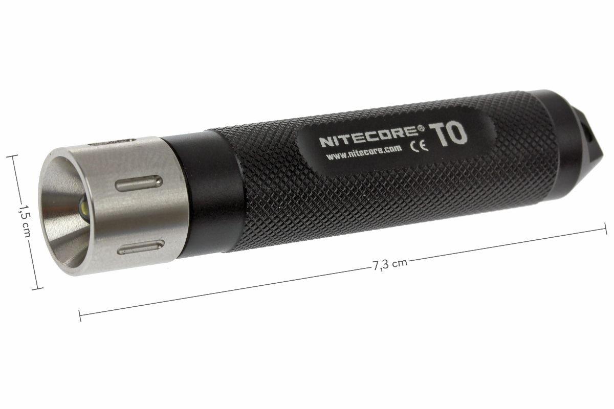Nitecore T0 LED-torch, black | Advantageously shopping at ...
