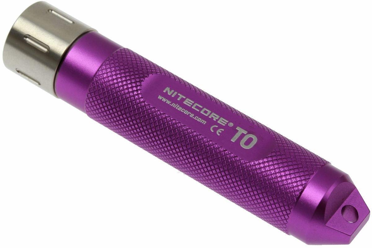 Nitecore T0 LED-torch, pink | Advantageously shopping at Knivesandtools.com