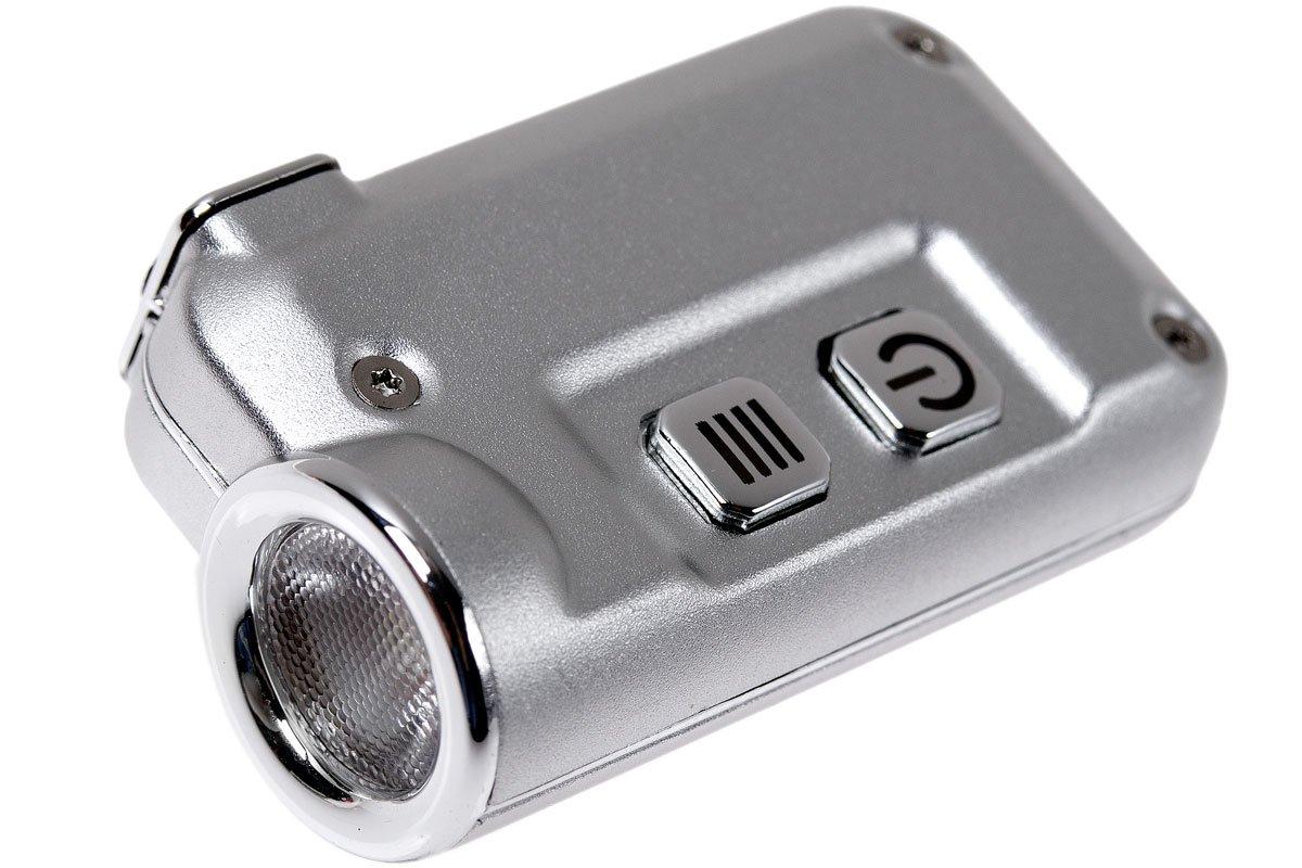 Nitecore TINI rechargeable keychain flashlight, silver | Advantageously ...