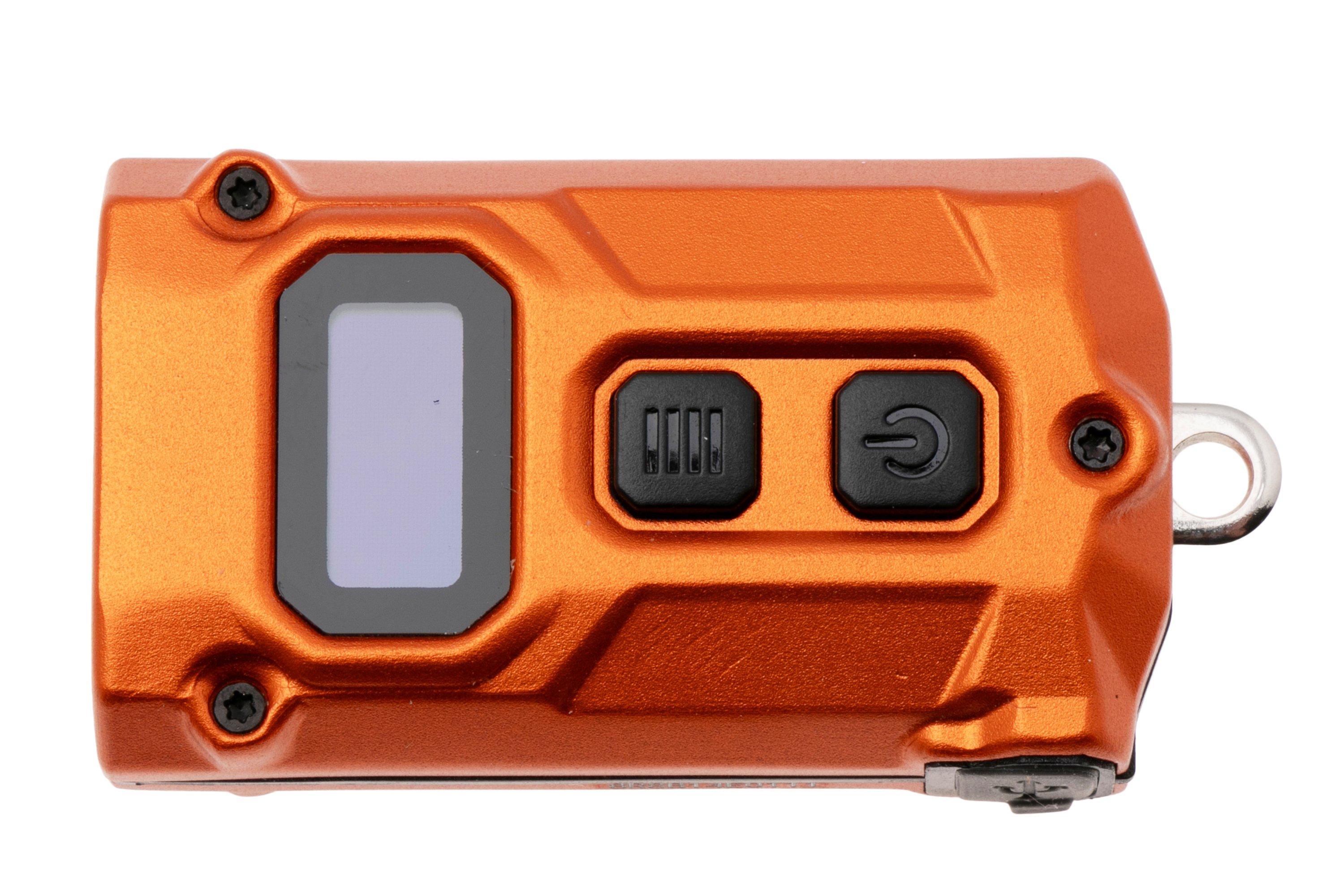 Nitecore TINI3 Alloy Orange, rechargeable keychain flashlight, 600 ...