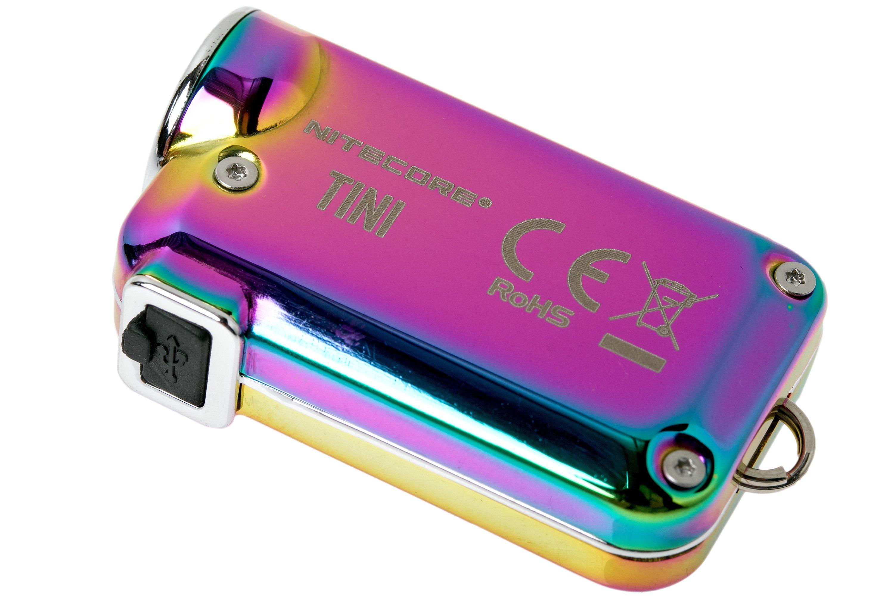 Nitecore TINI SS rechargeable keychain flashlight, Tropical ...