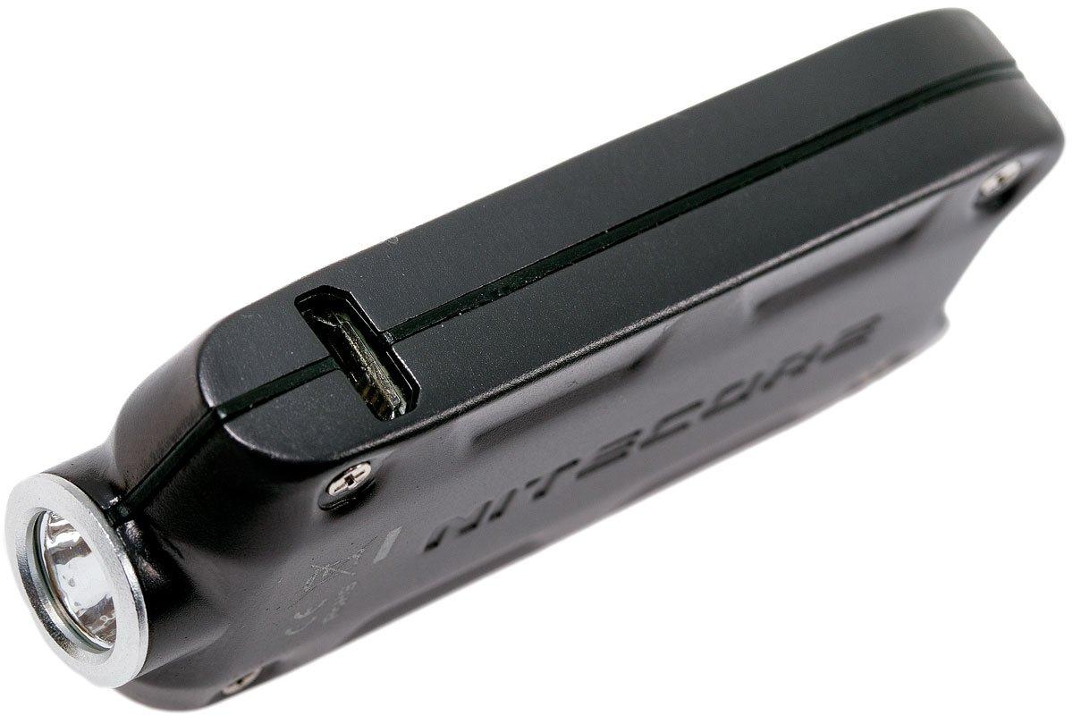 Nitecore TIP, rechargeable keychain torch, Gray | Advantageously ...