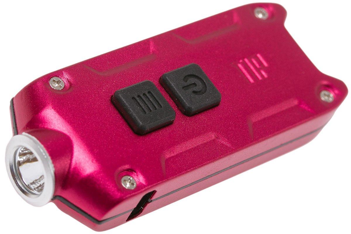 Nitecore TIP, rechargeable keychain torch, red | Advantageously ...