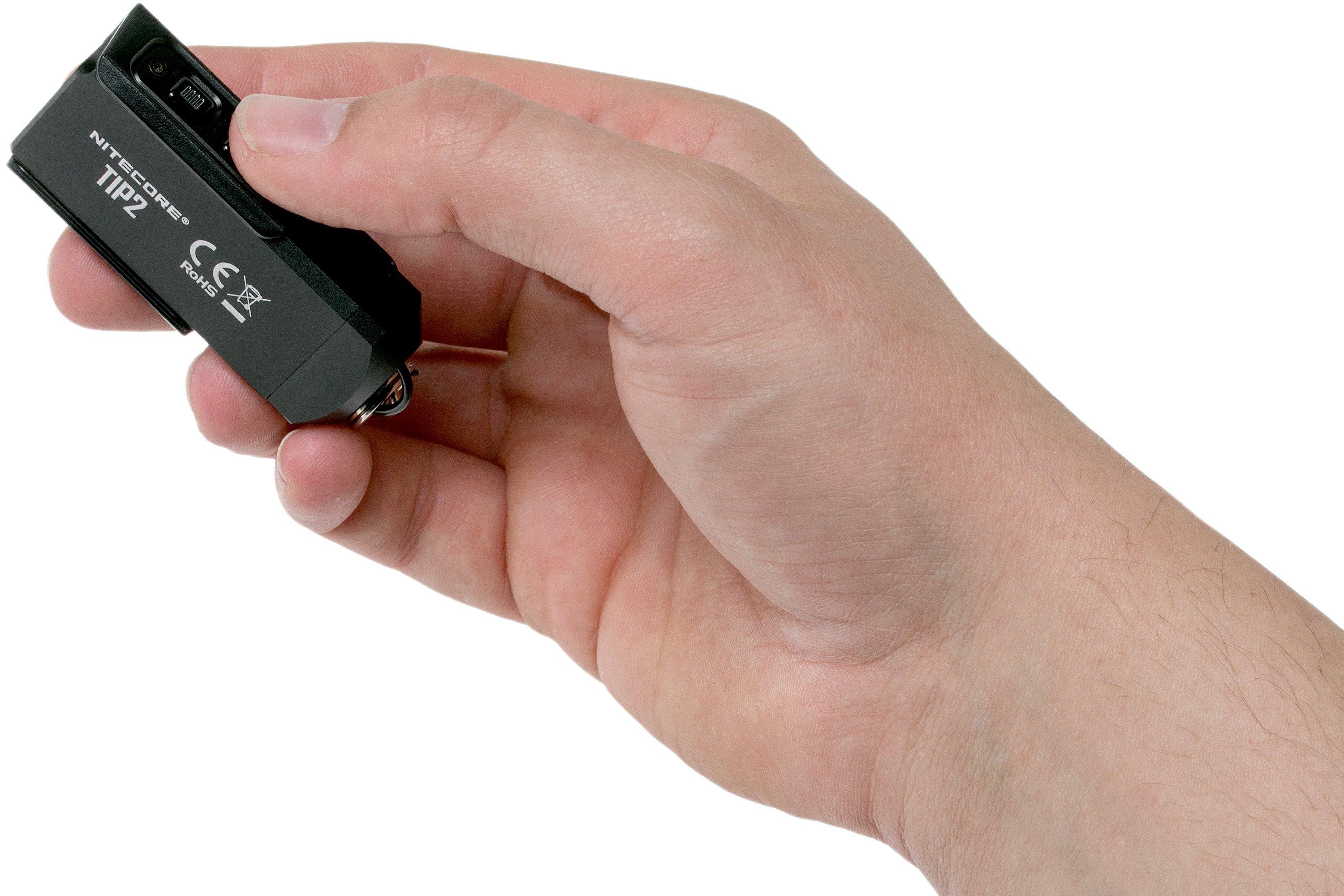 Nitecore TIP2 rechargeable keychain flashlight | Advantageously ...