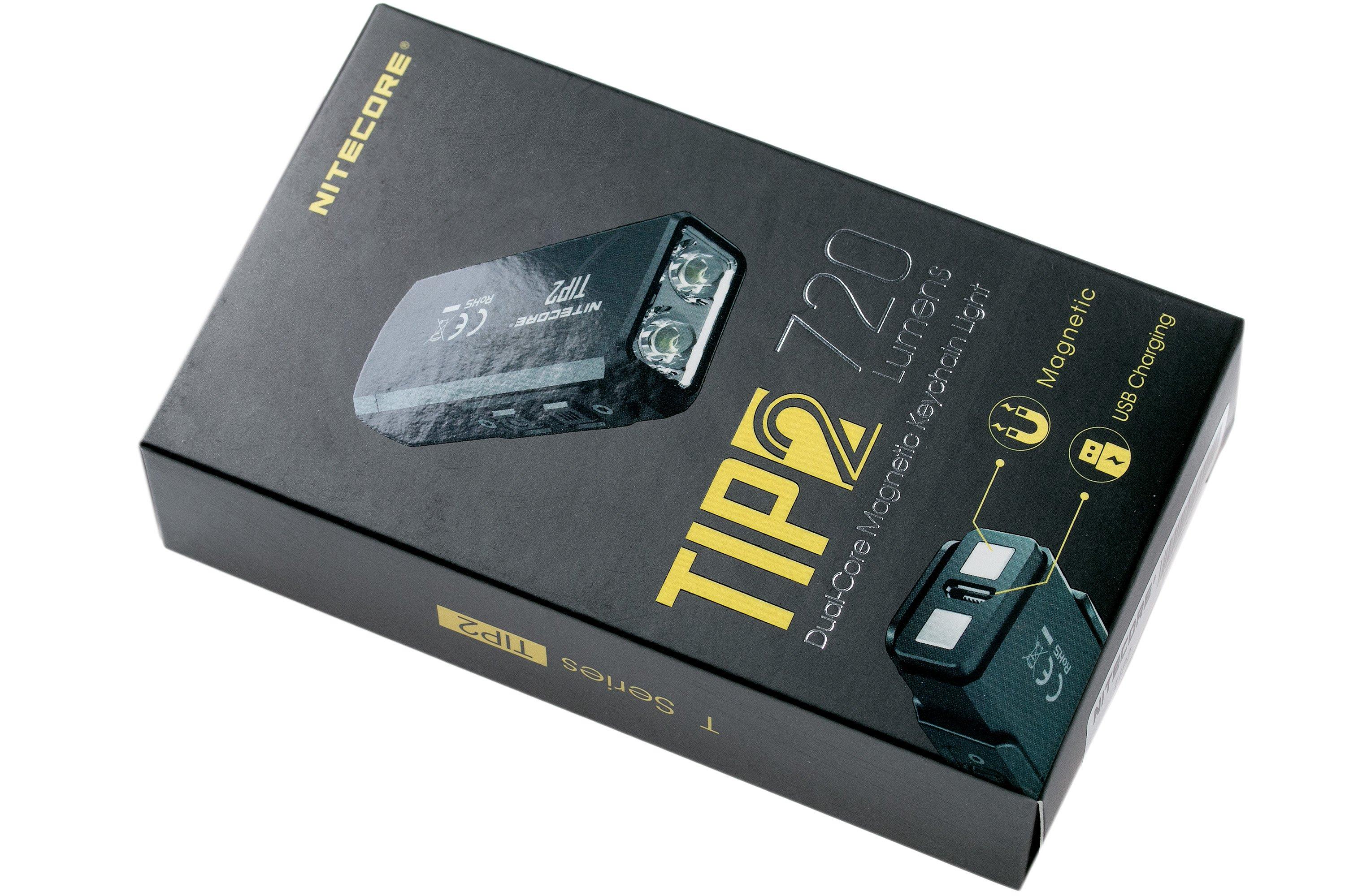 Nitecore TIP2 rechargeable keychain flashlight | Advantageously ...