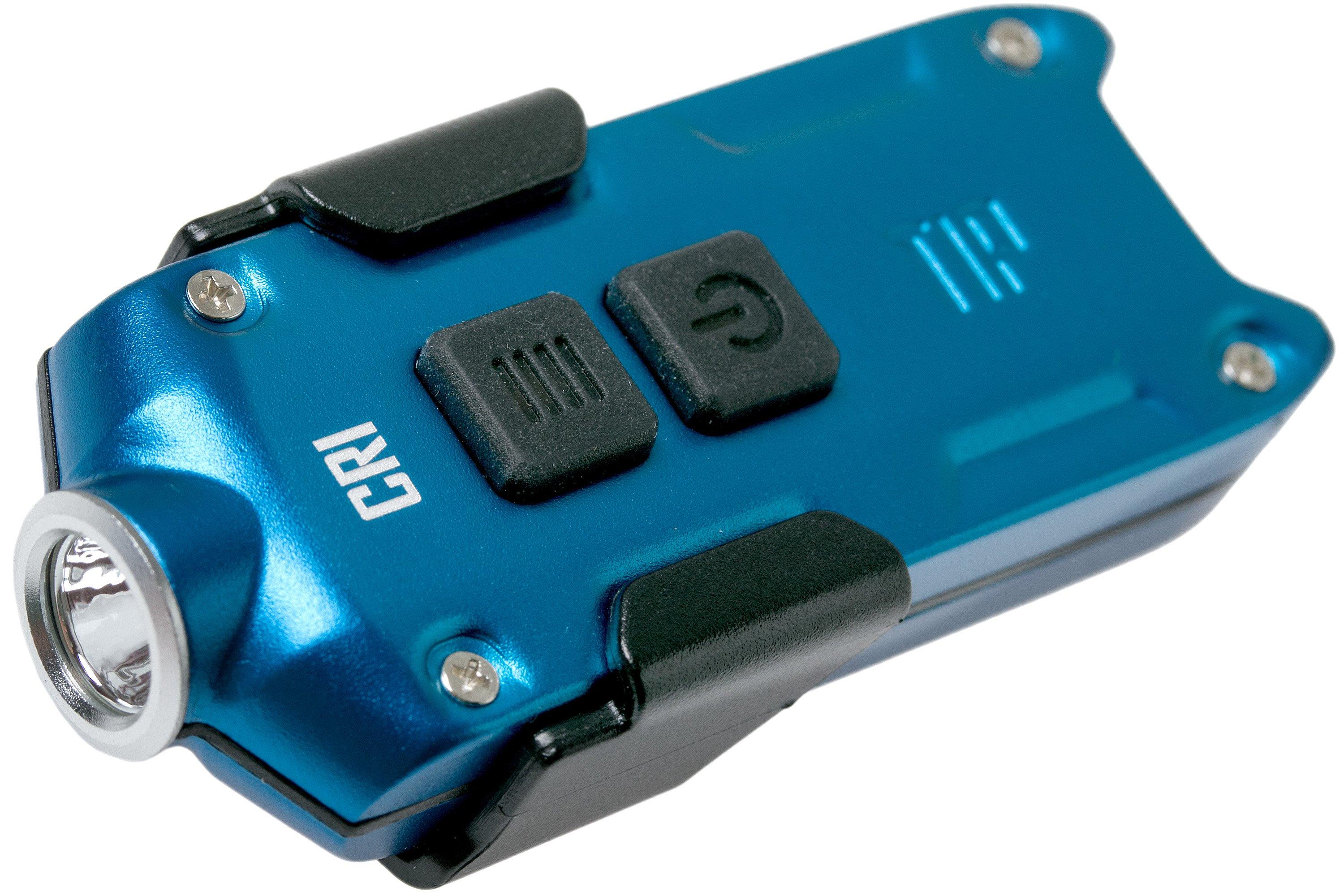 Nitecore TIP CRI rechargeable keychain flashlight, blue ...