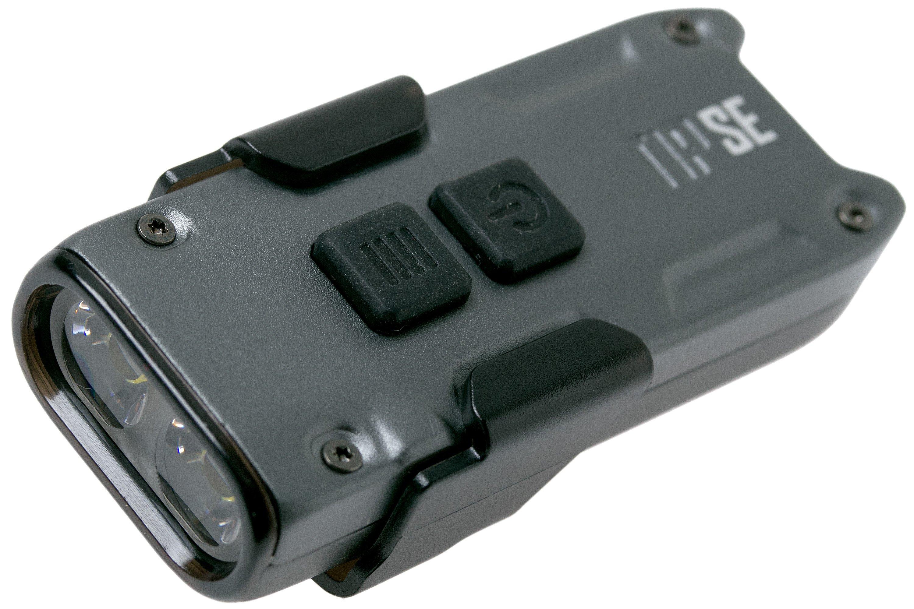 Nitecore TIP SE rechargeable keychain flashlight, grey | Advantageously ...