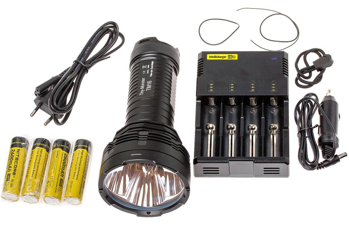 Nitecore TM16 Tiny Monster LED-flashlight set | Advantageously shopping ...