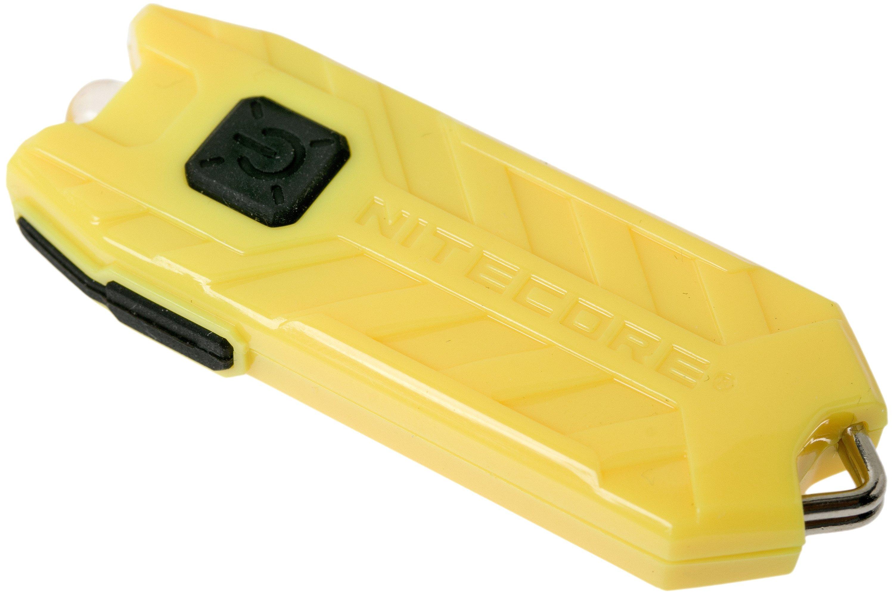 Nitecore Tube Lemon, rechargeable LED keychain flashlight ...
