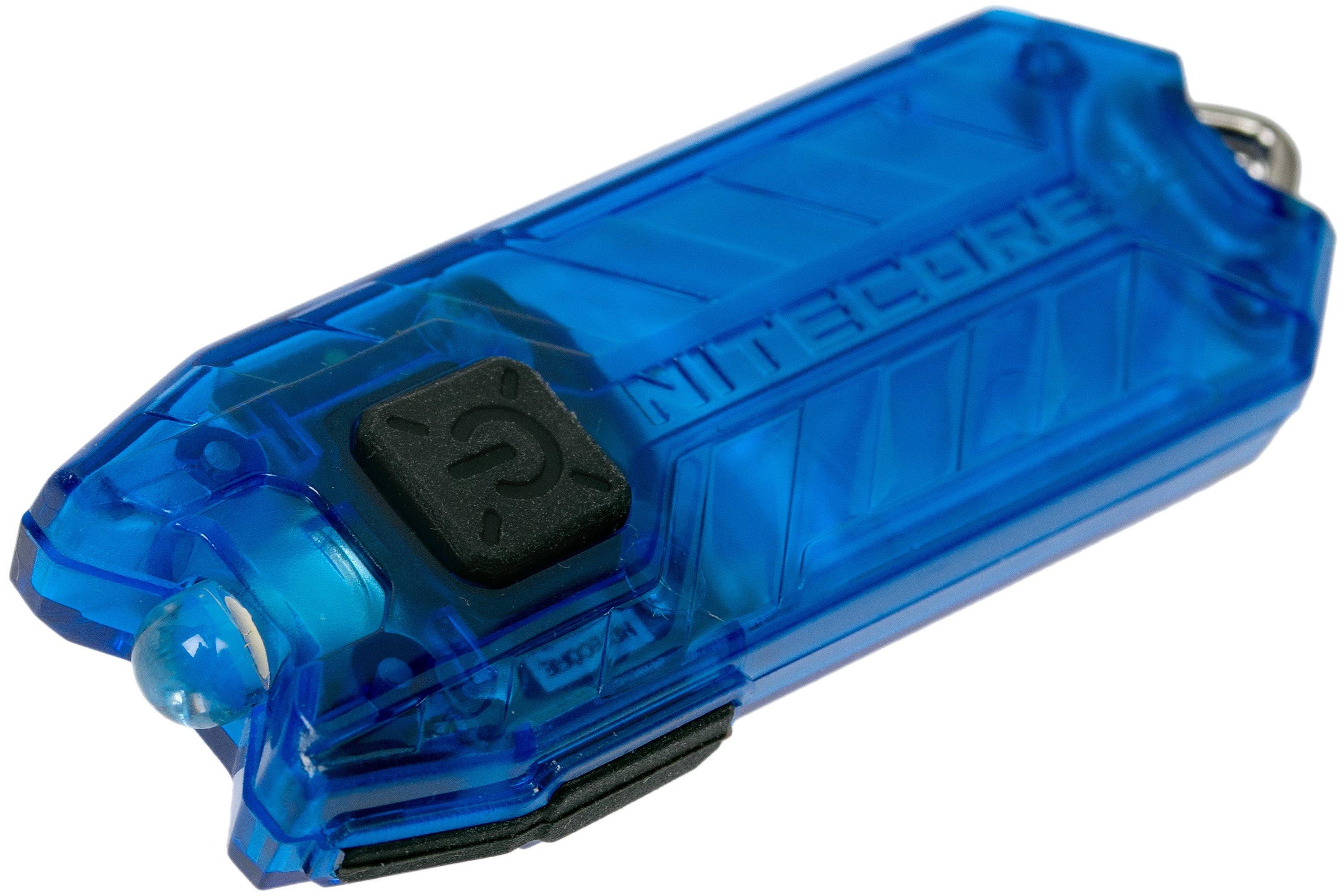 Nitecore Tube V2.0, rechargeable keychain flashlight, blue ...