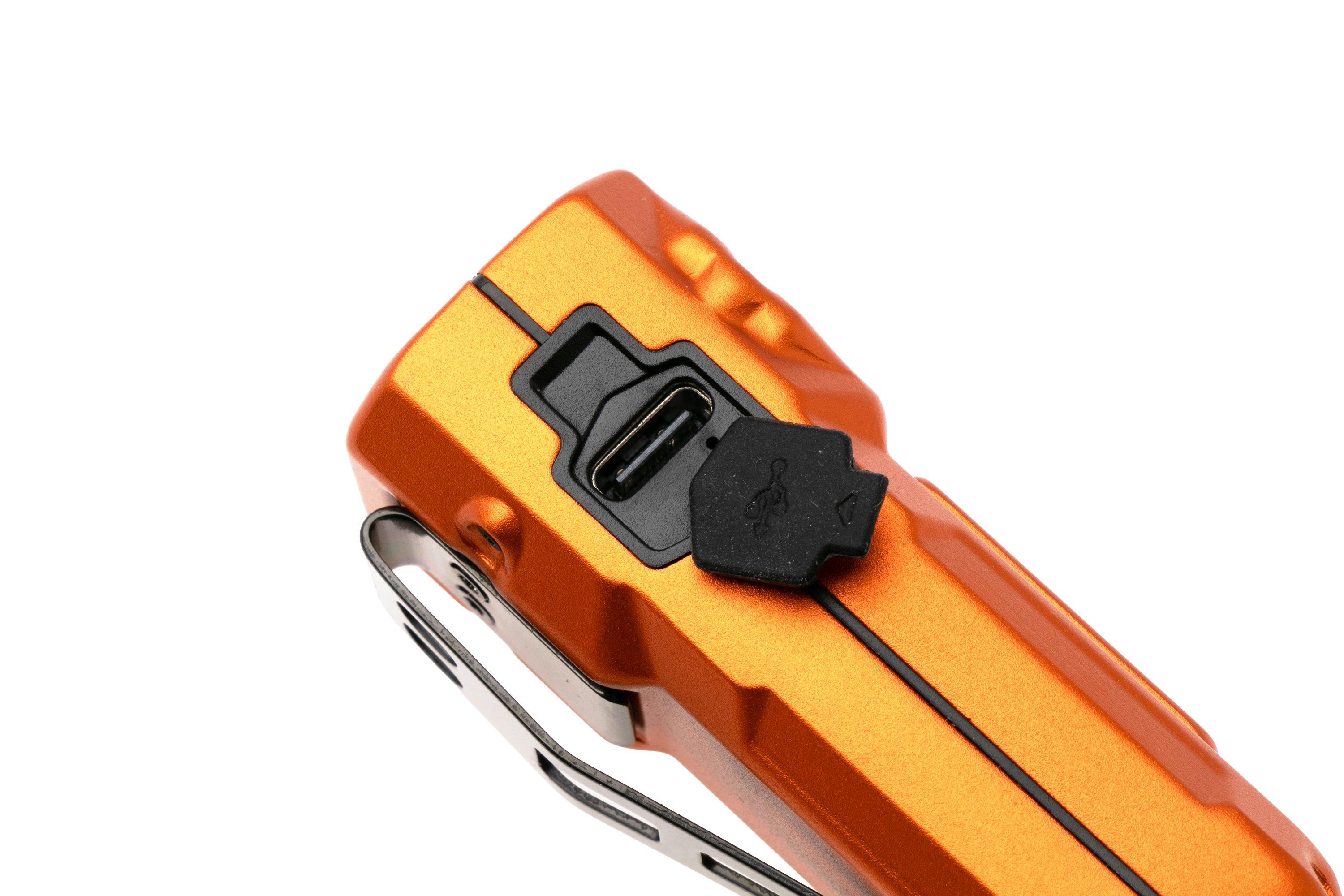 Nitecore TUP2 Alloy Orange, rechargeable keychain flashlight, 1200 ...