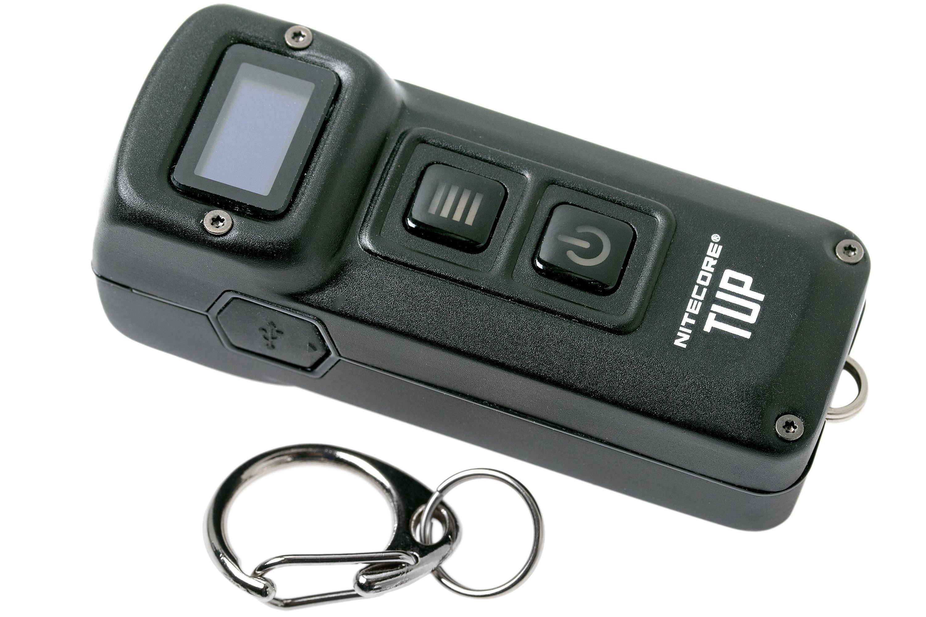 Nitecore TUP 1000 lumens rechargeable keychain flashlight black ...