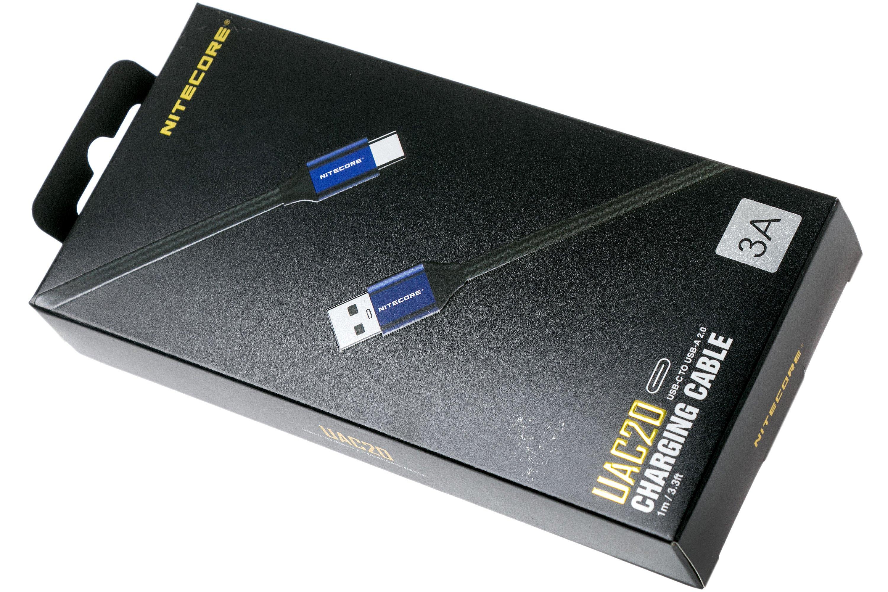 NiteCore UAC20 USB-C charging cable | Advantageously shopping at ...