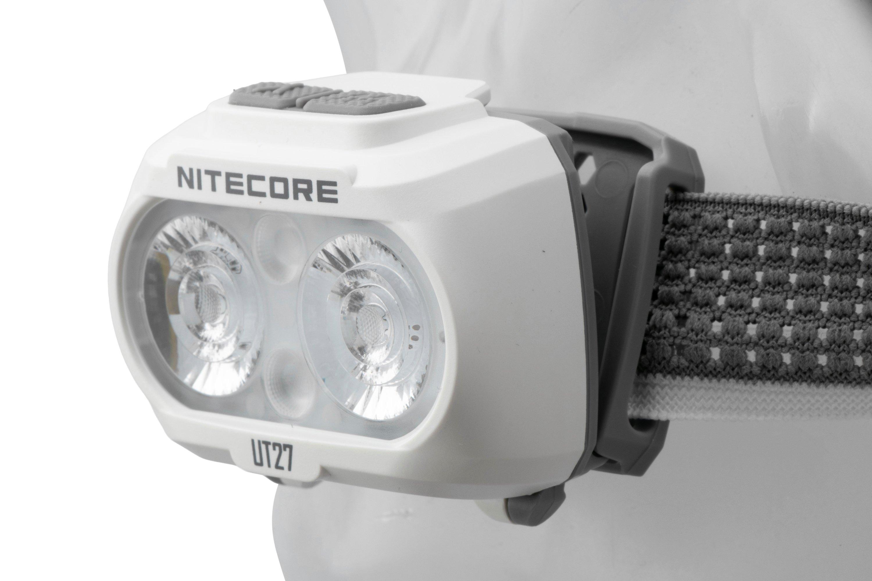 Nitecore UT27 PRO-800L Titan White rechargeable head torch, 800 lumens ...