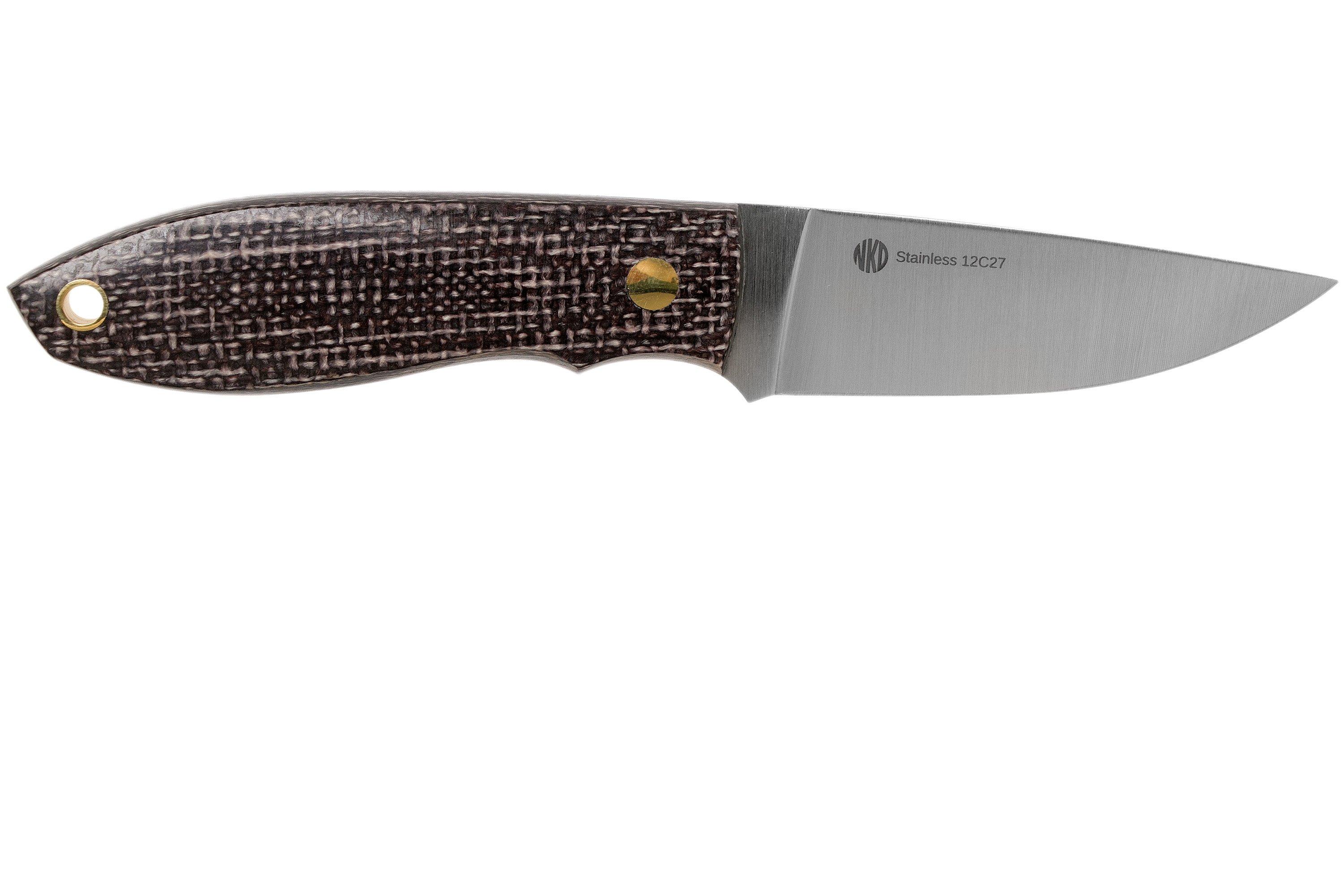 Nordic Knife Design Lizard 75 Bison, 2032 fixed knife | Advantageously ...
