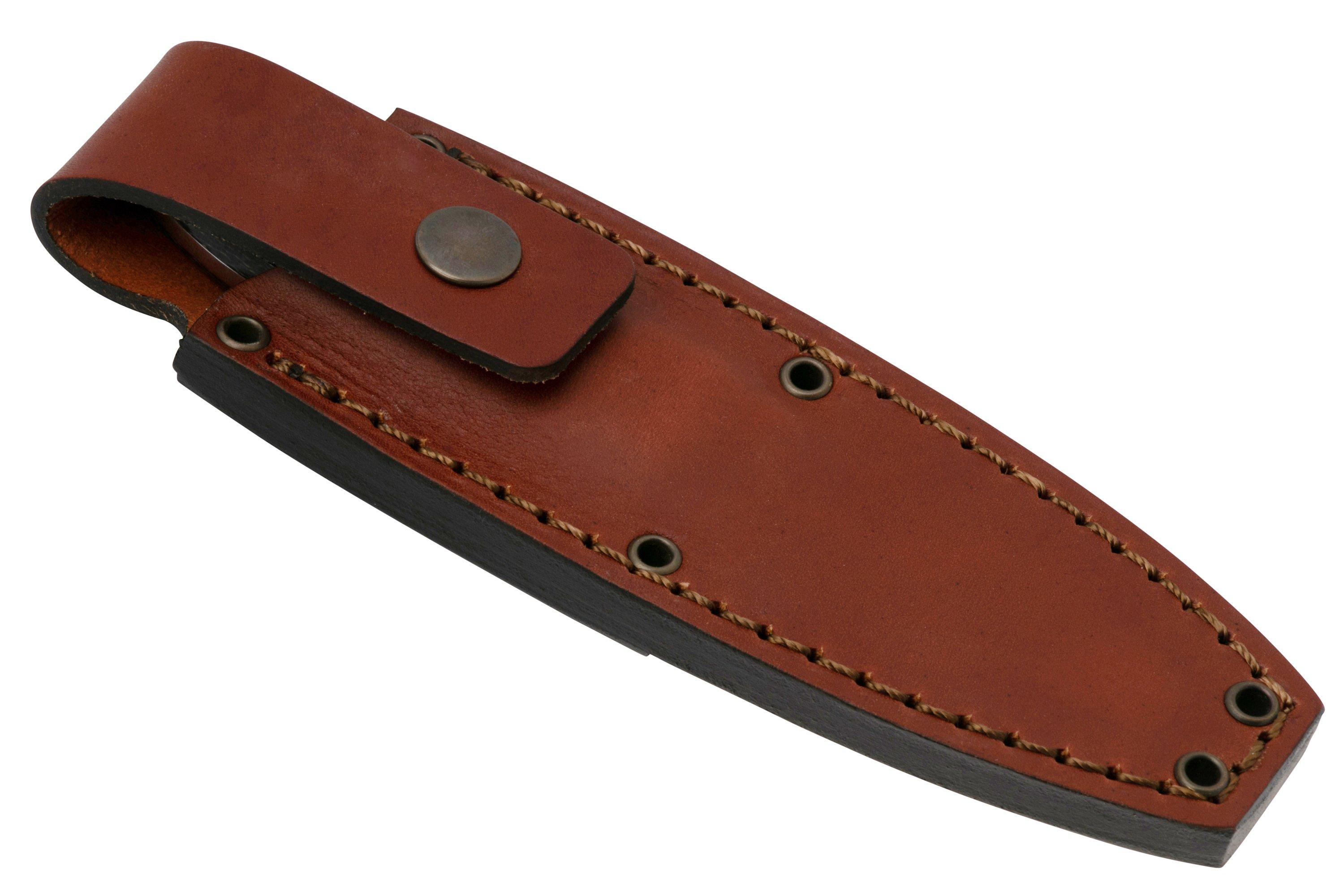 Nordic Knife Design Lizard 75 2037 Scandi, Bison Canvas Micarta, fixed ...