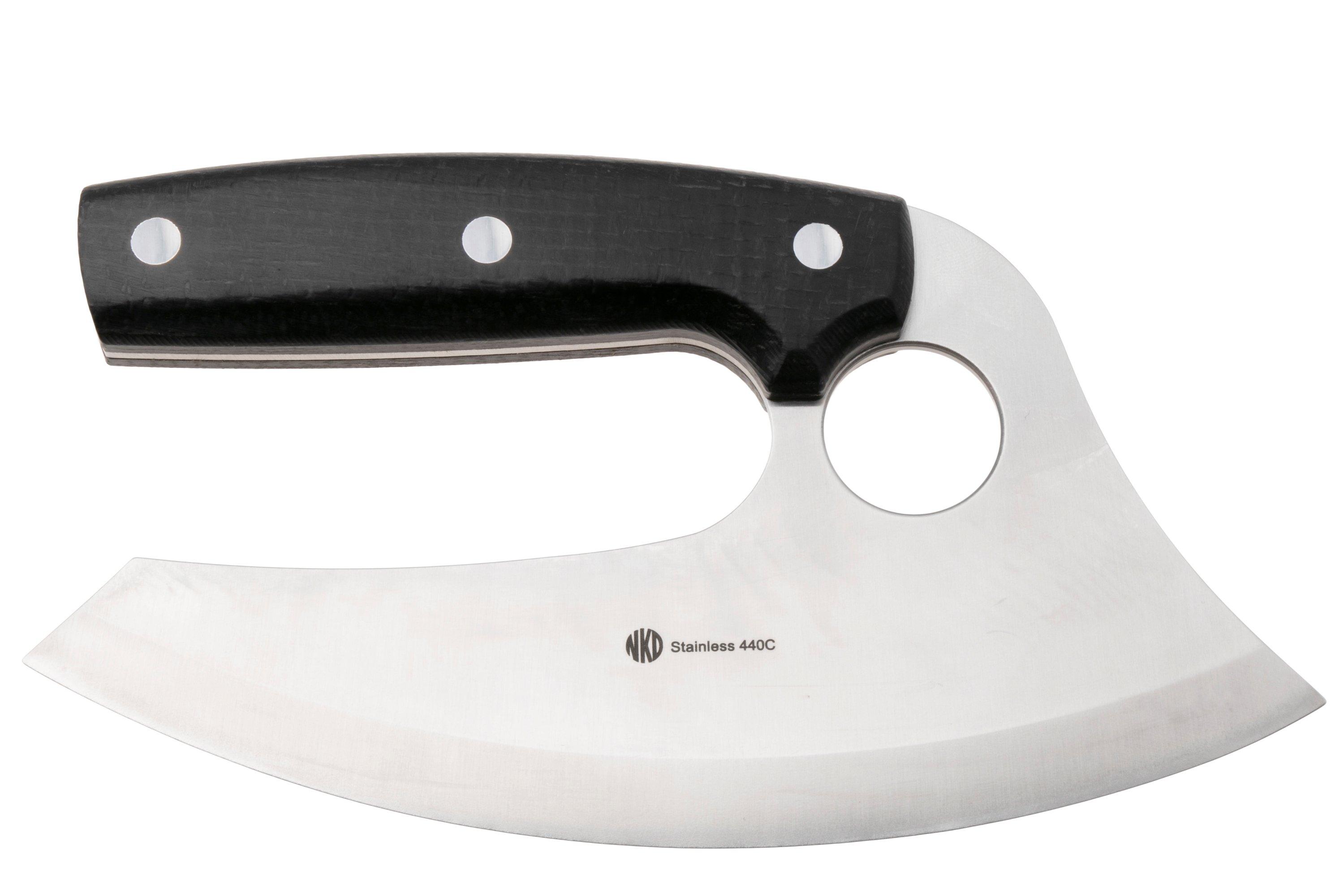 Nordic Knife Design Ulu 170, 2065 Bison Black Micarta, Jagdmesser ...