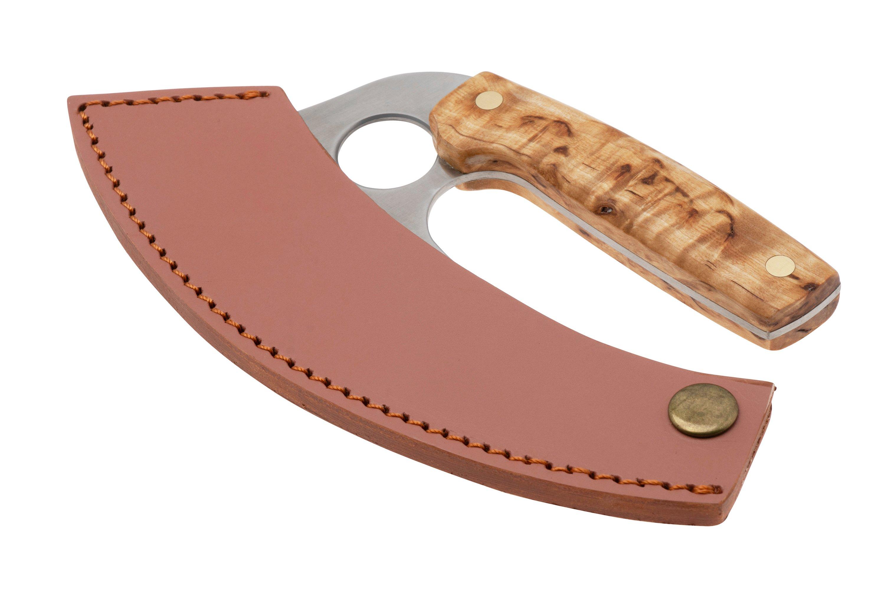 Nordic Knife Design Ulu 170, 2065 Curly Birch, hunting knife ...
