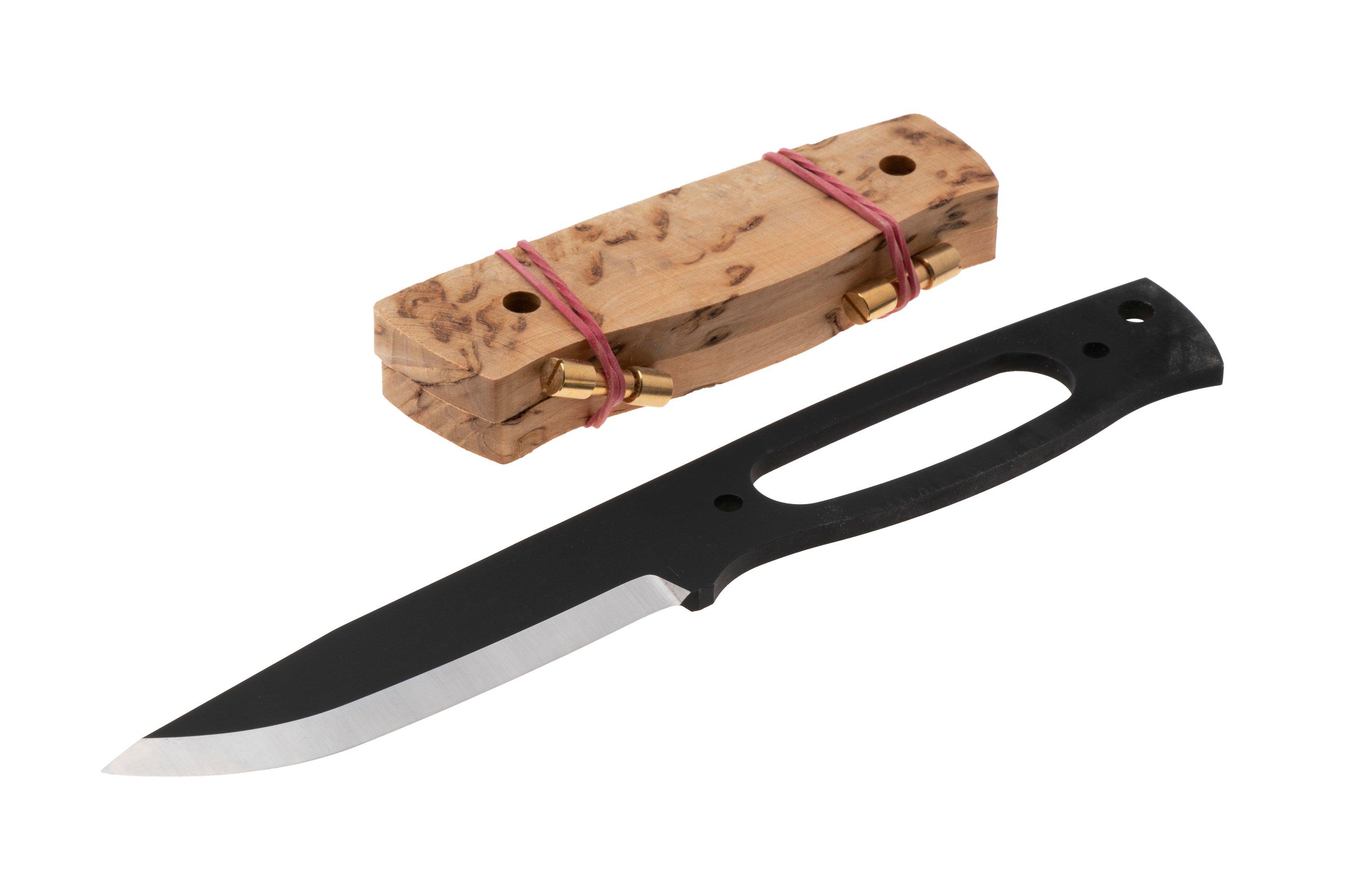 Nordic Knife Design Forester 100 CB 5001, Black Stainless Sandvik 12C27 ...