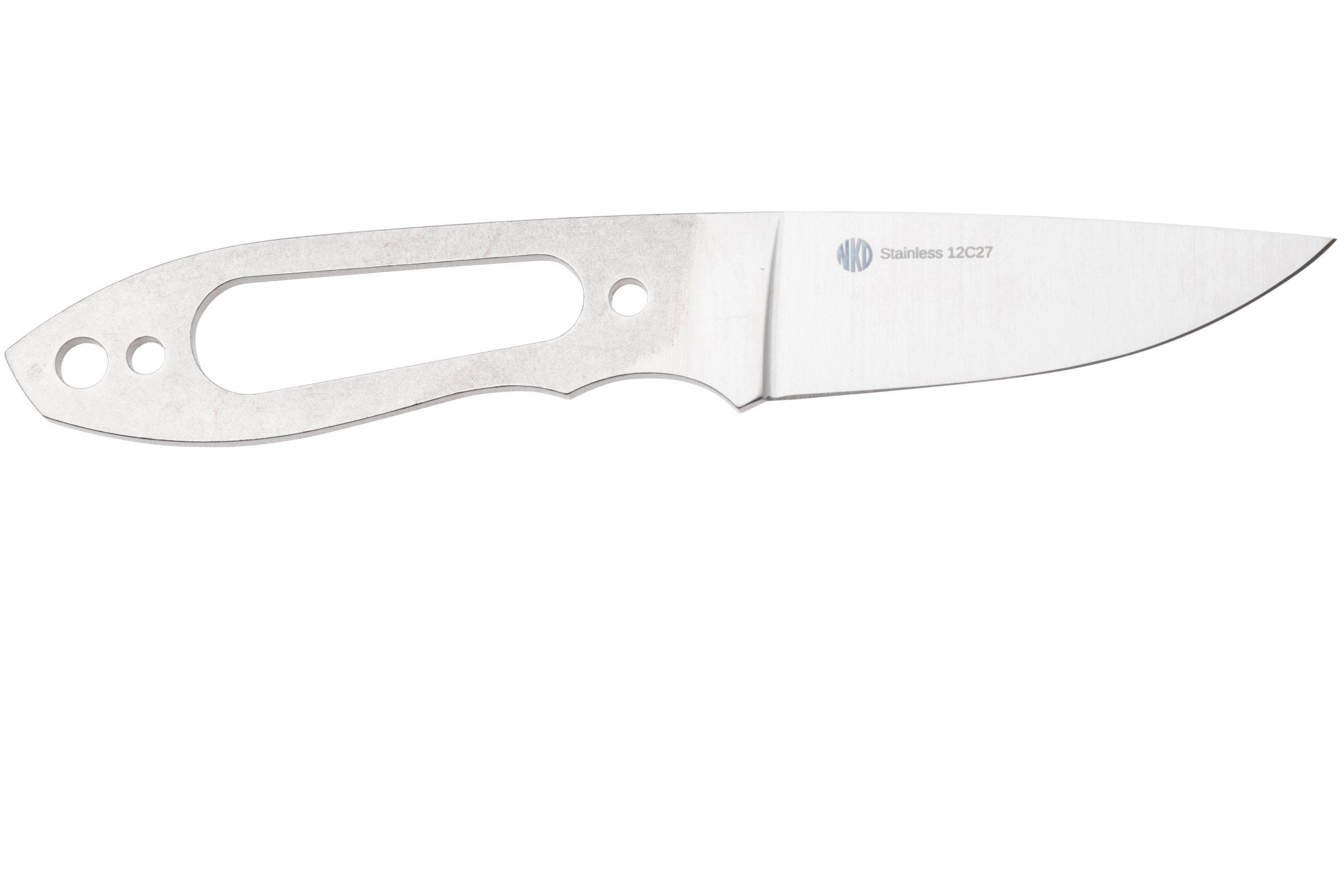Nordic Knife Design Lizard 90 CB 5050, Satin Sandvik 12C27, Curly Birch ...