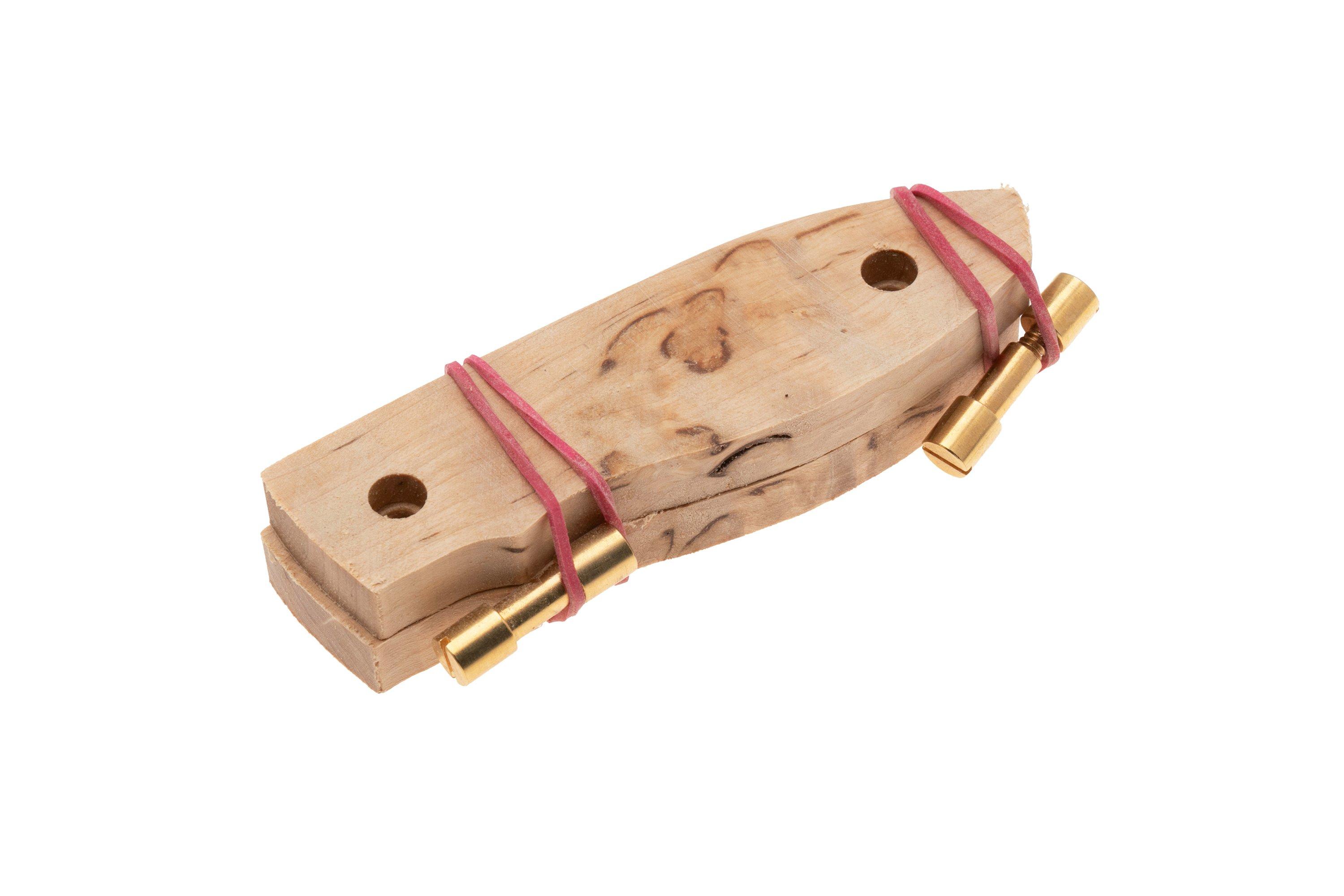 Nordic Knife Design Lizard 90 CB 5050, Satin Sandvik 12C27, Curly Birch ...