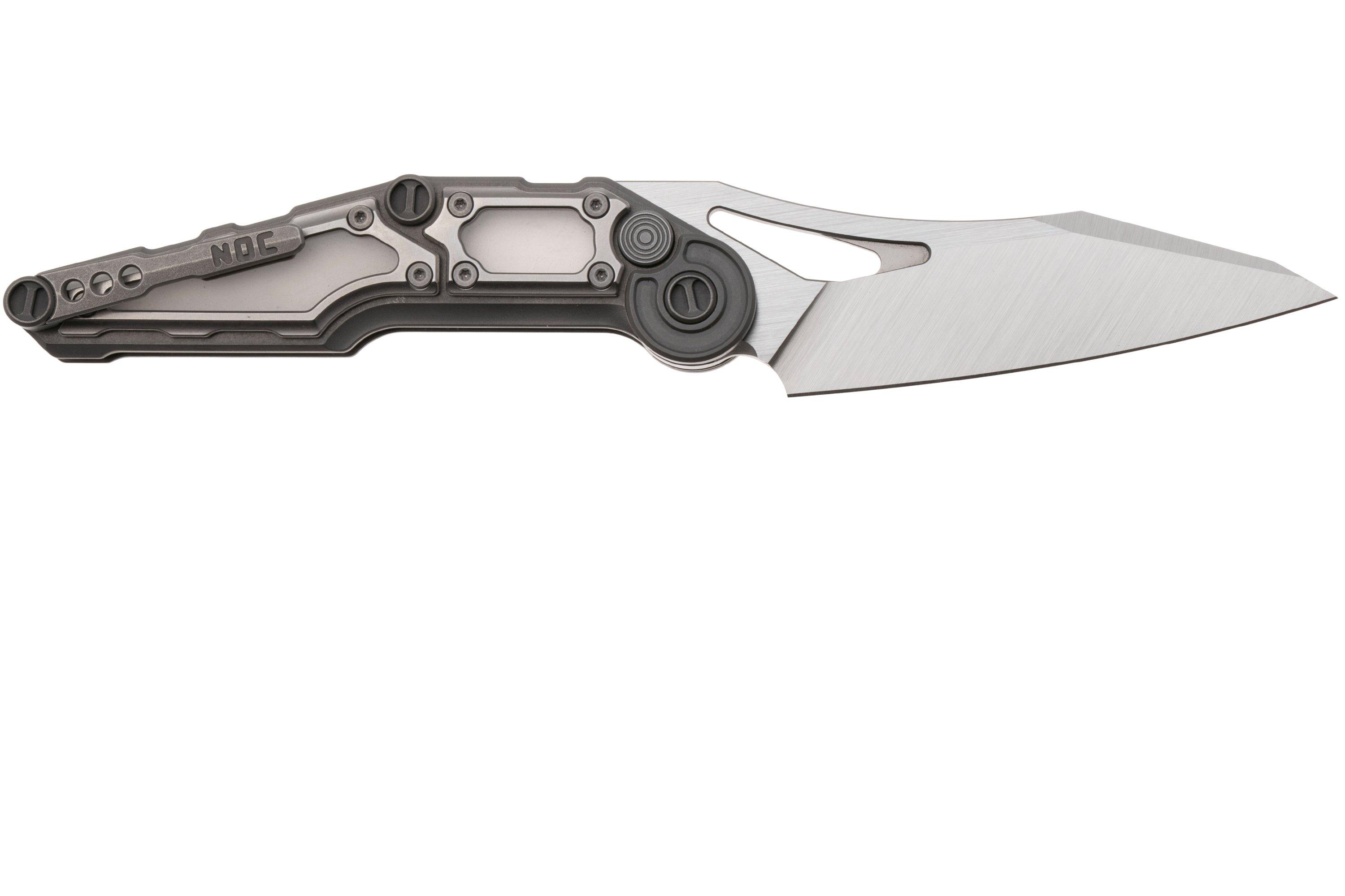 NOC Knives MT-3209, Satin M390, Gray Titanium, Gray Titanium Inlay navalha | Compras vantajosas ...