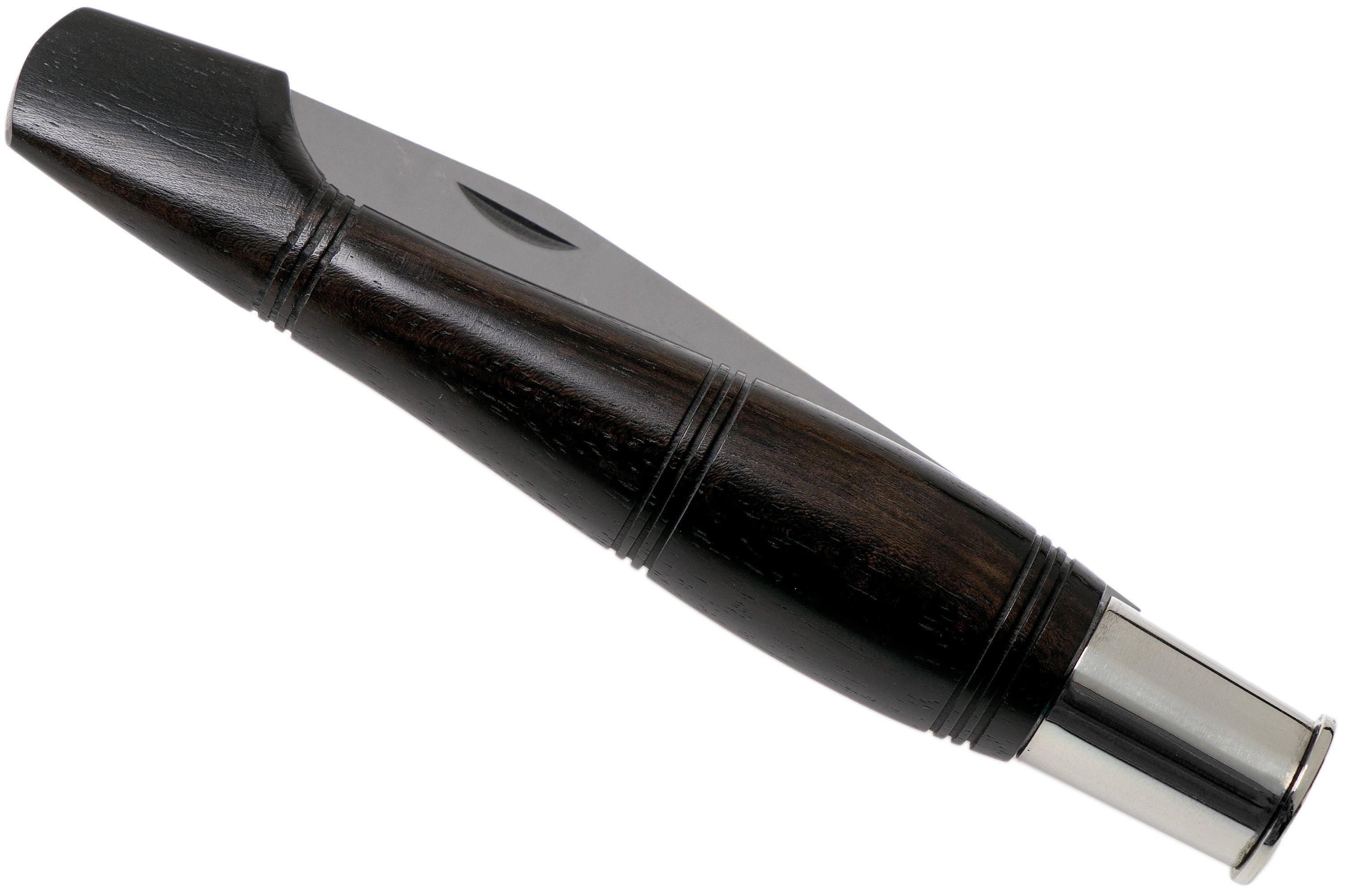 Nontron No. 25 Turning Ferrule, Ebony, clog shape NN25EB zakmes ...