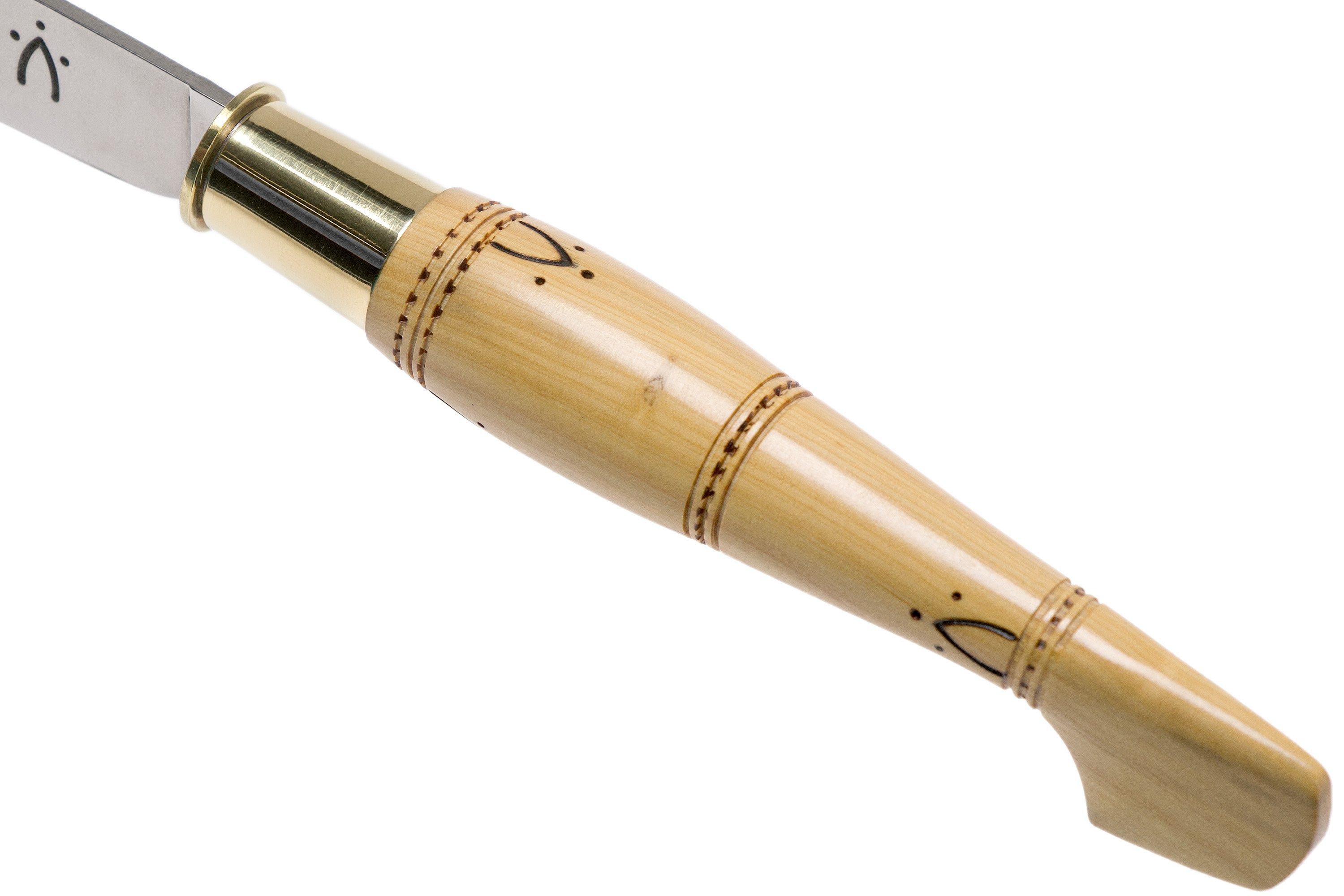Nontron No. 25 Turning Ferrule, Boxwood, clog shape NN25 pocket knife ...