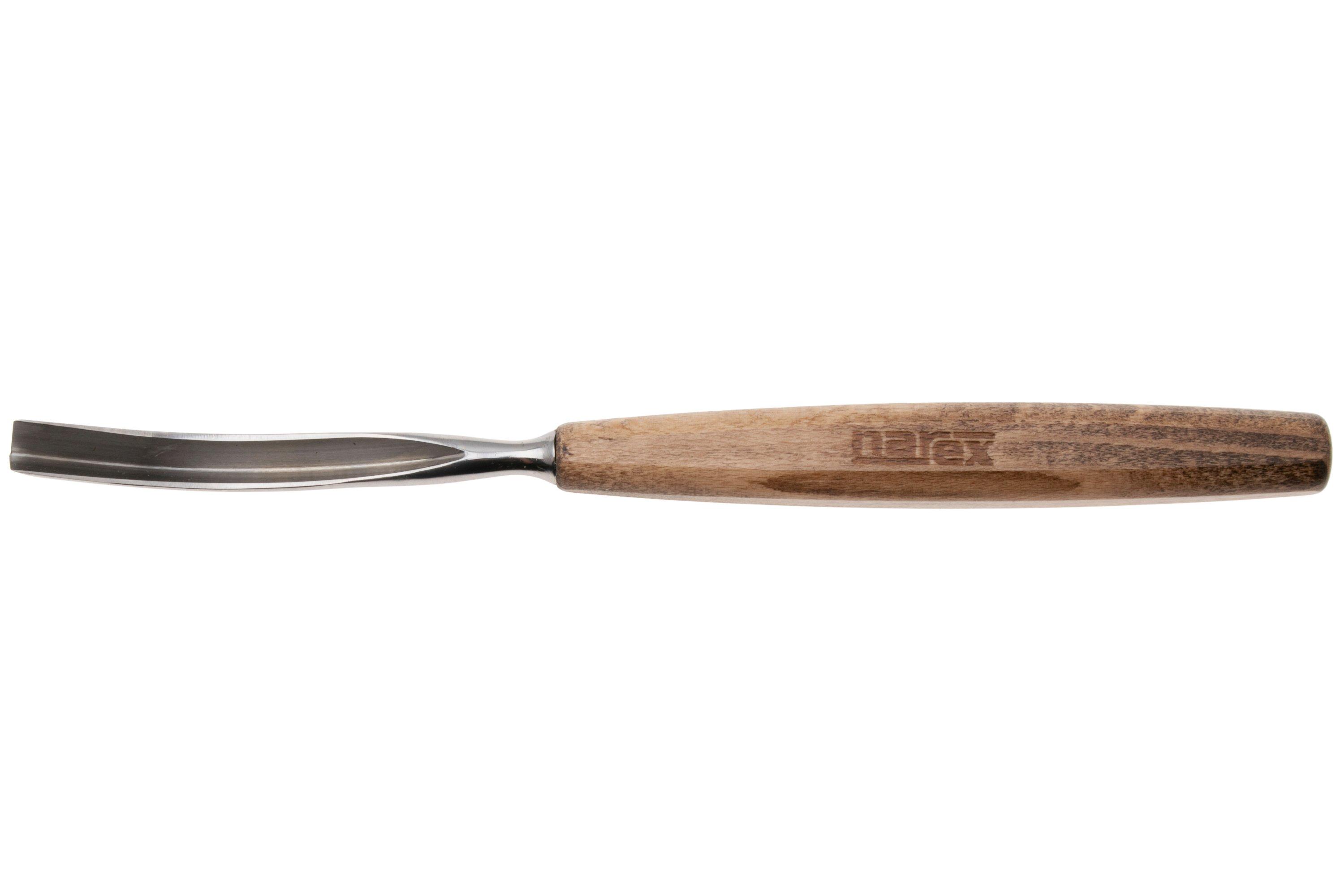 Narex PROFI Bent Carving Chisel Profile 41, 827808, bent V-gouge, 8 mm ...