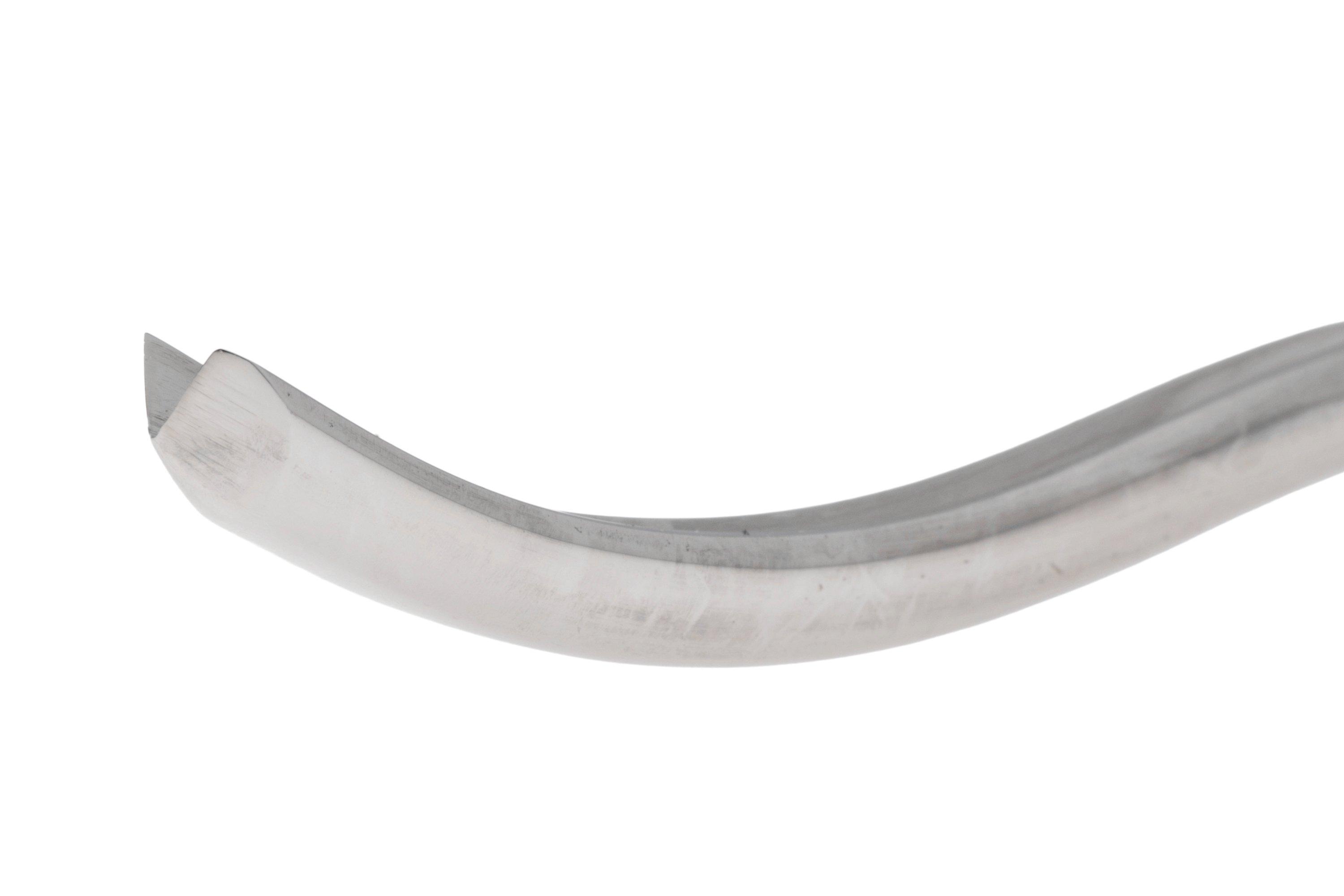 Narex PROFI Bent Carving Chisel Profile 49, 827854, bent V-gouge, 4 mm ...