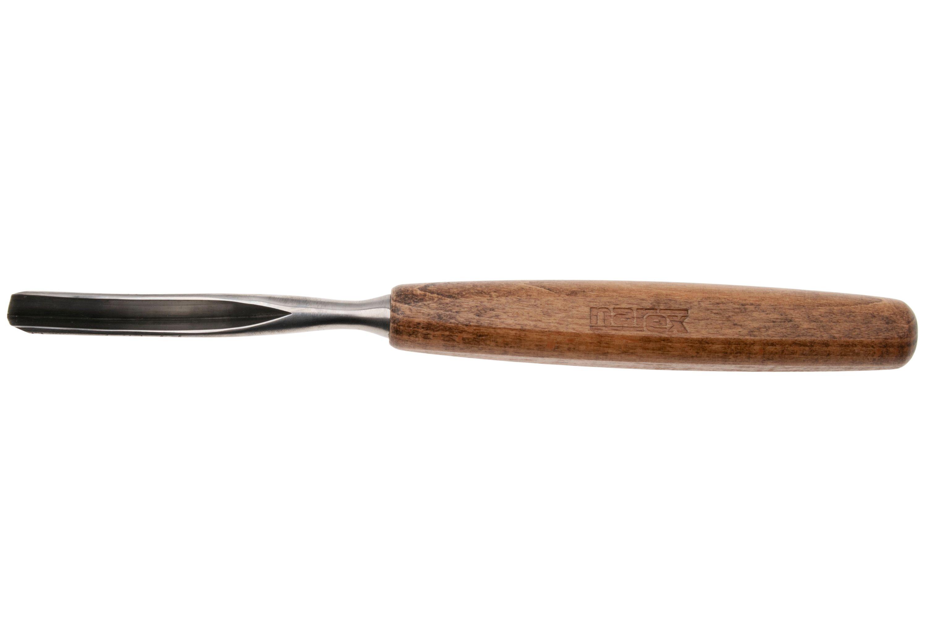 Narex PROFI Bent Carving Chisel Profile 49, 827862, bent V-gouge, 12 mm ...