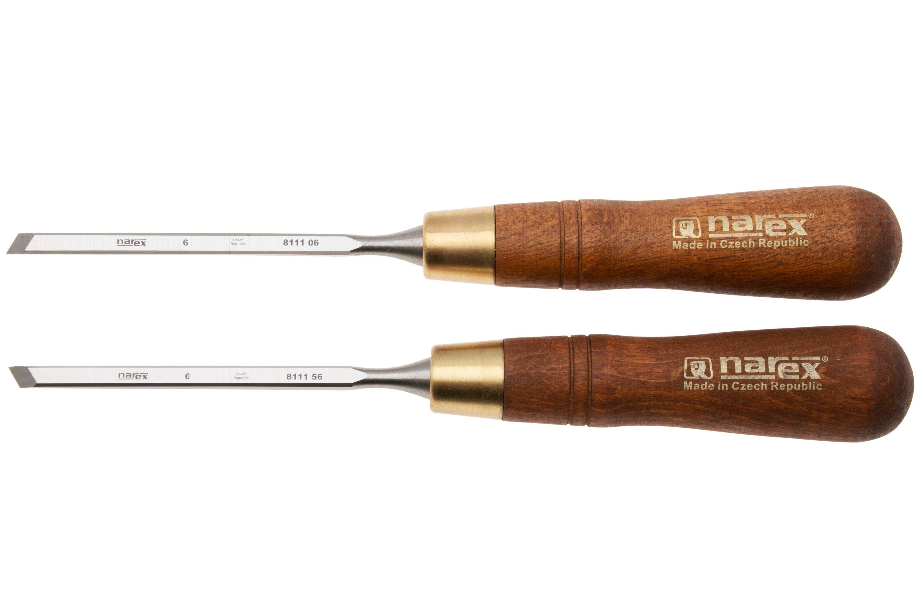 Narex Wood Line Plus Skew Chisel Set 851656, schräges Beitel Set 6 mm ...
