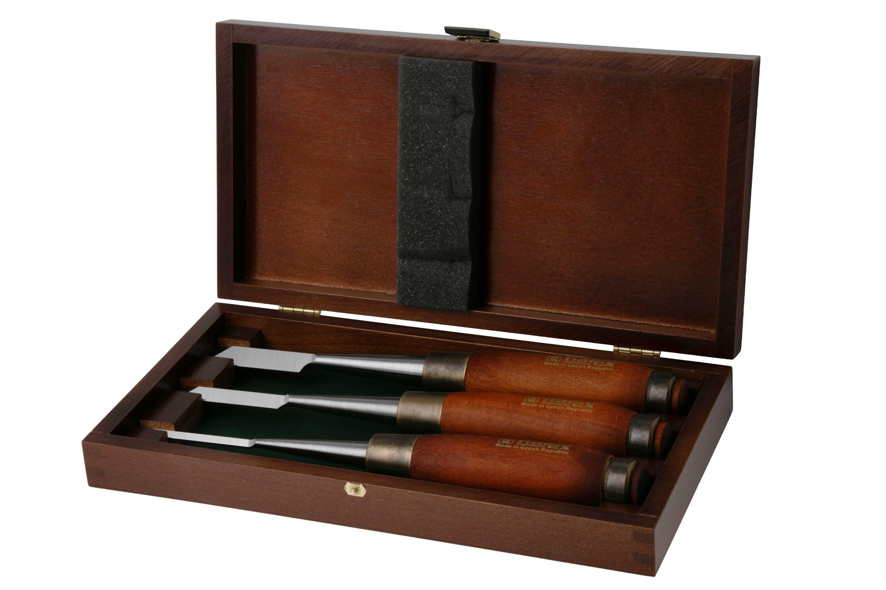 Narex Wood Line Plus Dovetail Chisel Set 852100, set de 3 burins en ...