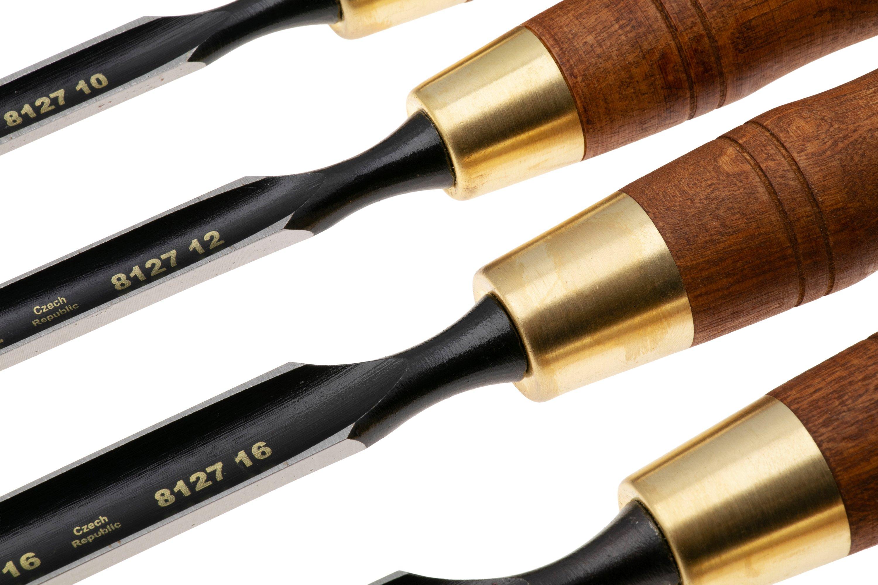 Narex Wood Line Plus Firmer Gouge Set 853300, set de 6 gouges 8-10-12 ...