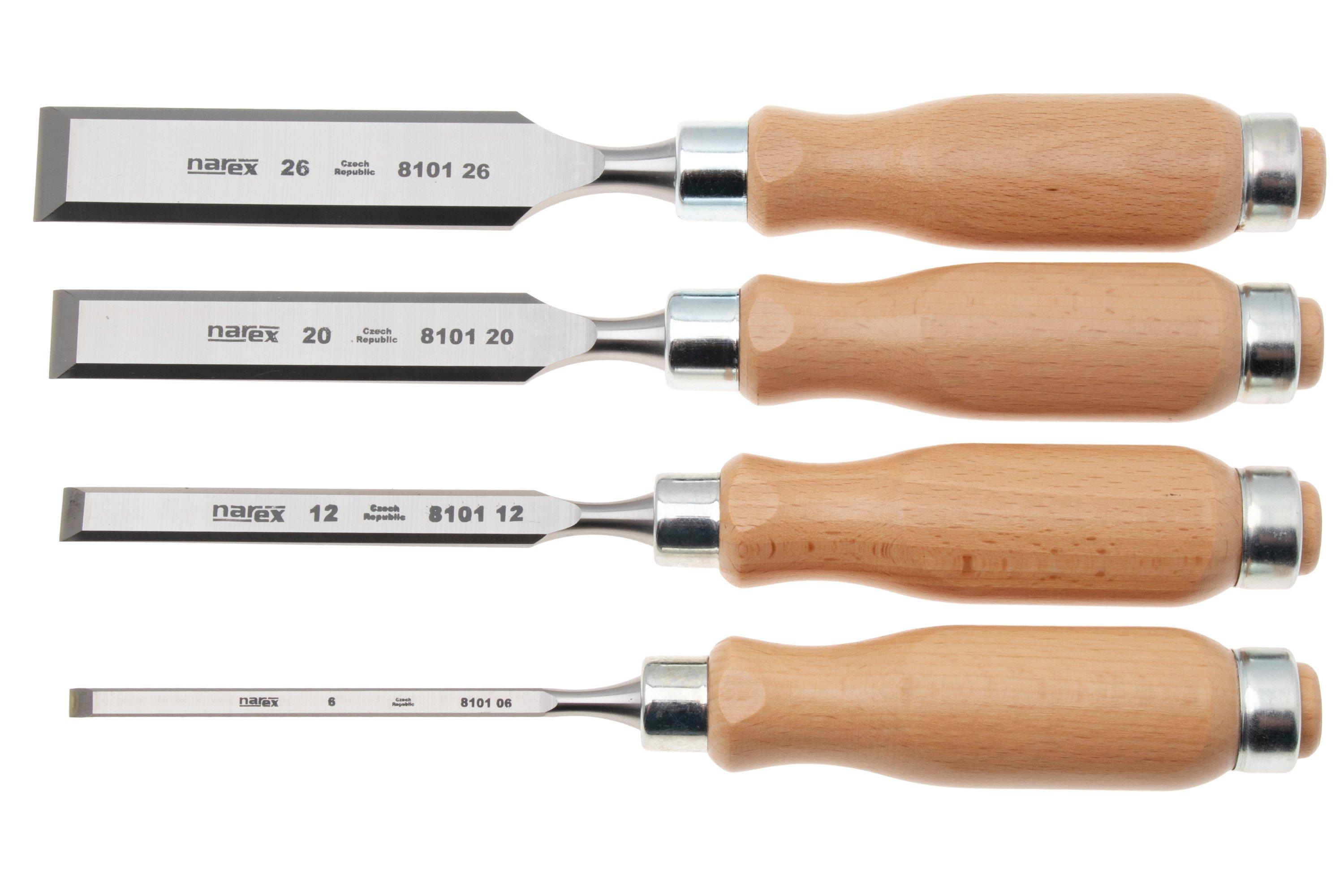 Narex Wood Line Profi Bevel Edge Chisel Set 863010, conjunto de formões ...