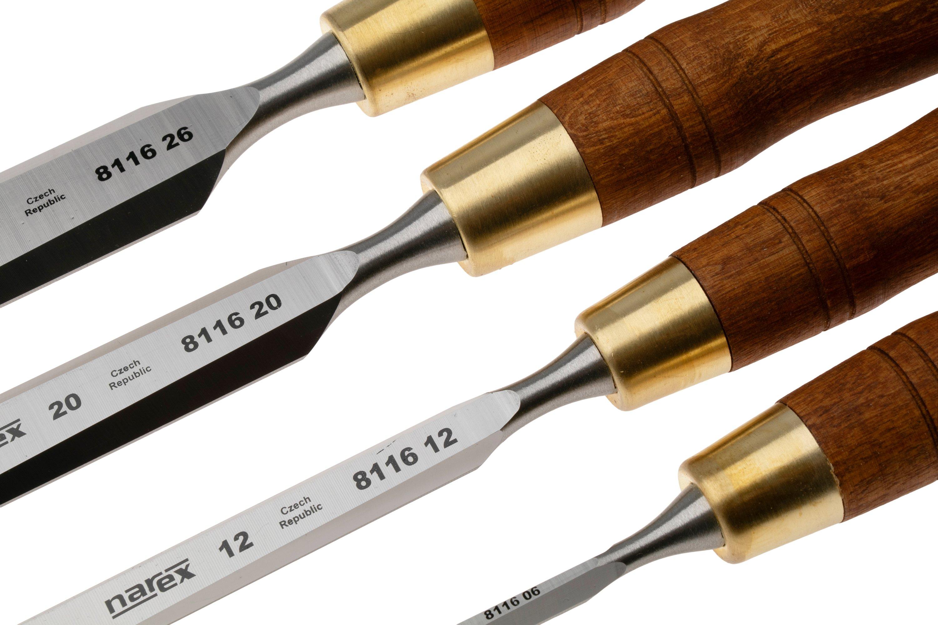 Narex Wood Line Plus Premium Bevel Edge Chisel Set 863201, set de 4 ...