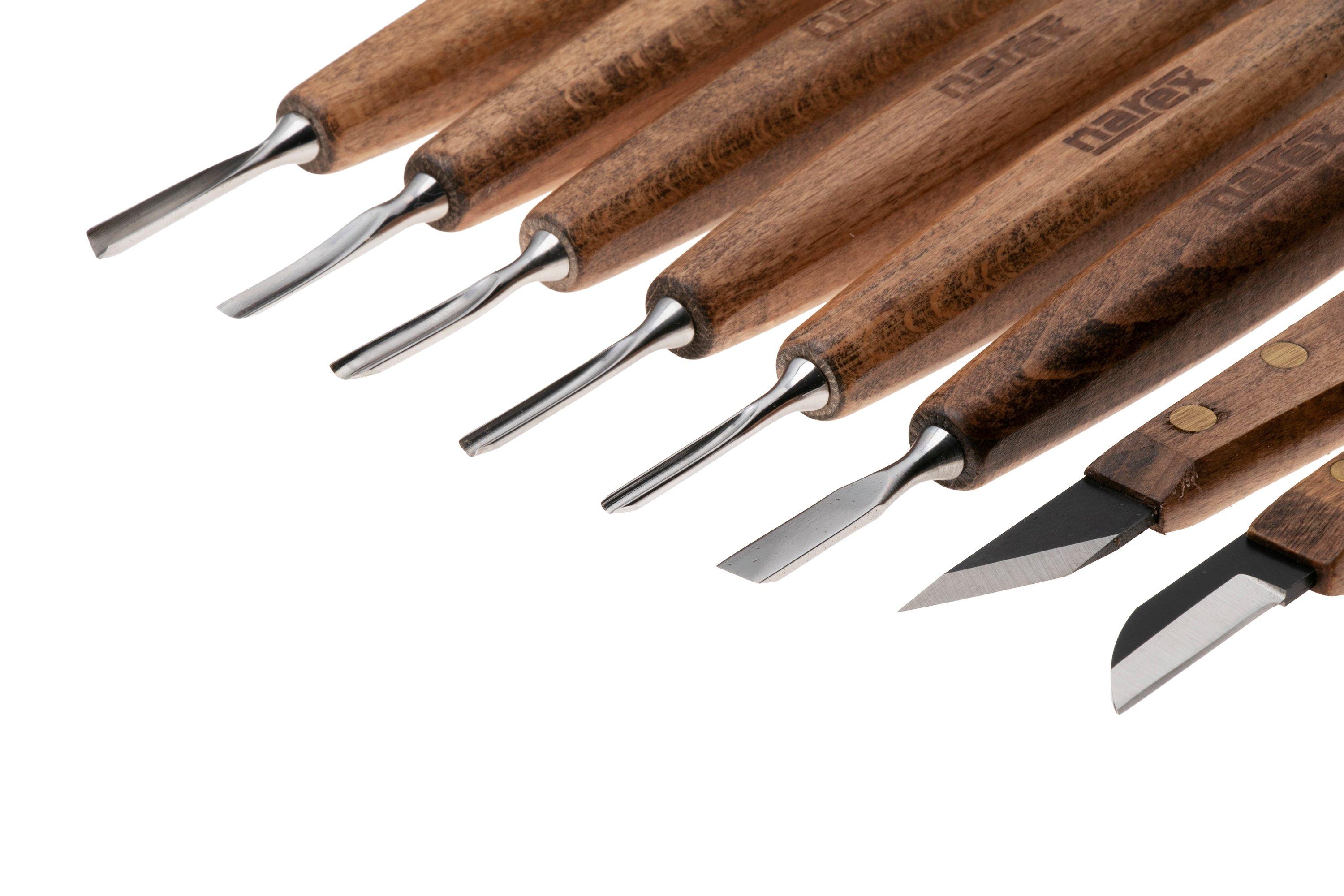Narex Profi Detail Carving Set 869010, detailed gouge set, 8-pcs ...