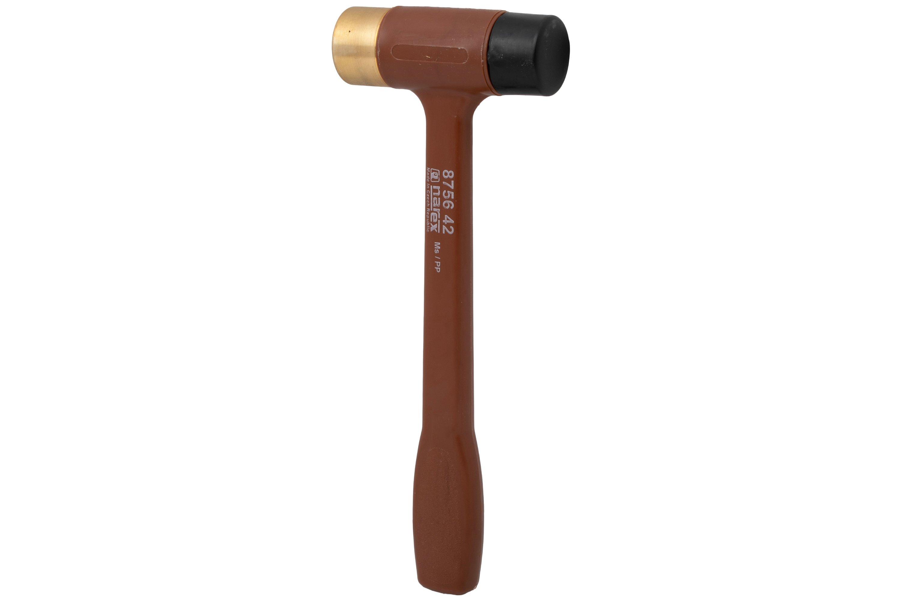 Narex Mallet 875642, soft-face mallet with brass and plastic heads, 290 ...