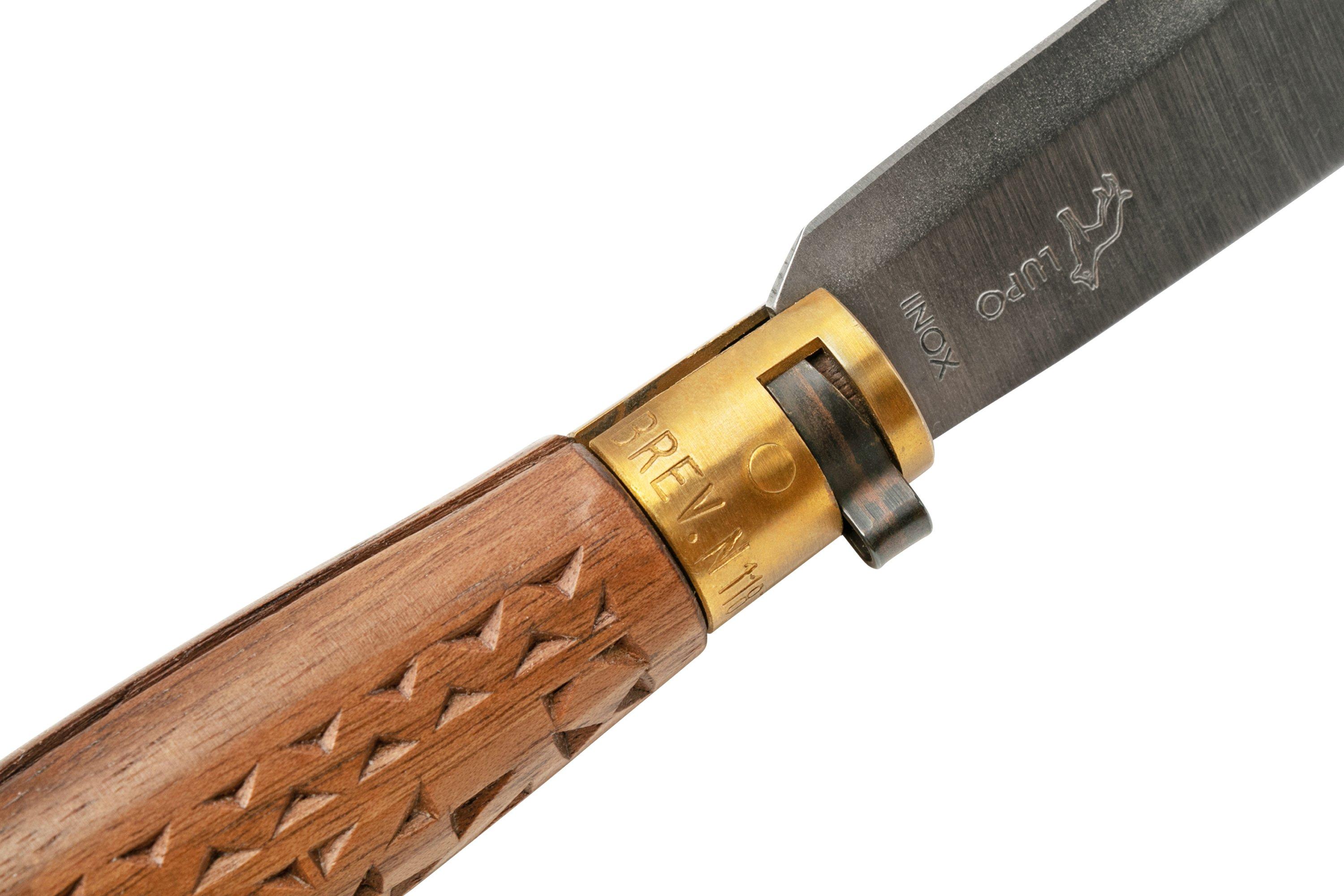 Old Bear Pruning Carved Walnut S, 9747-17-LNI pruning knife ...