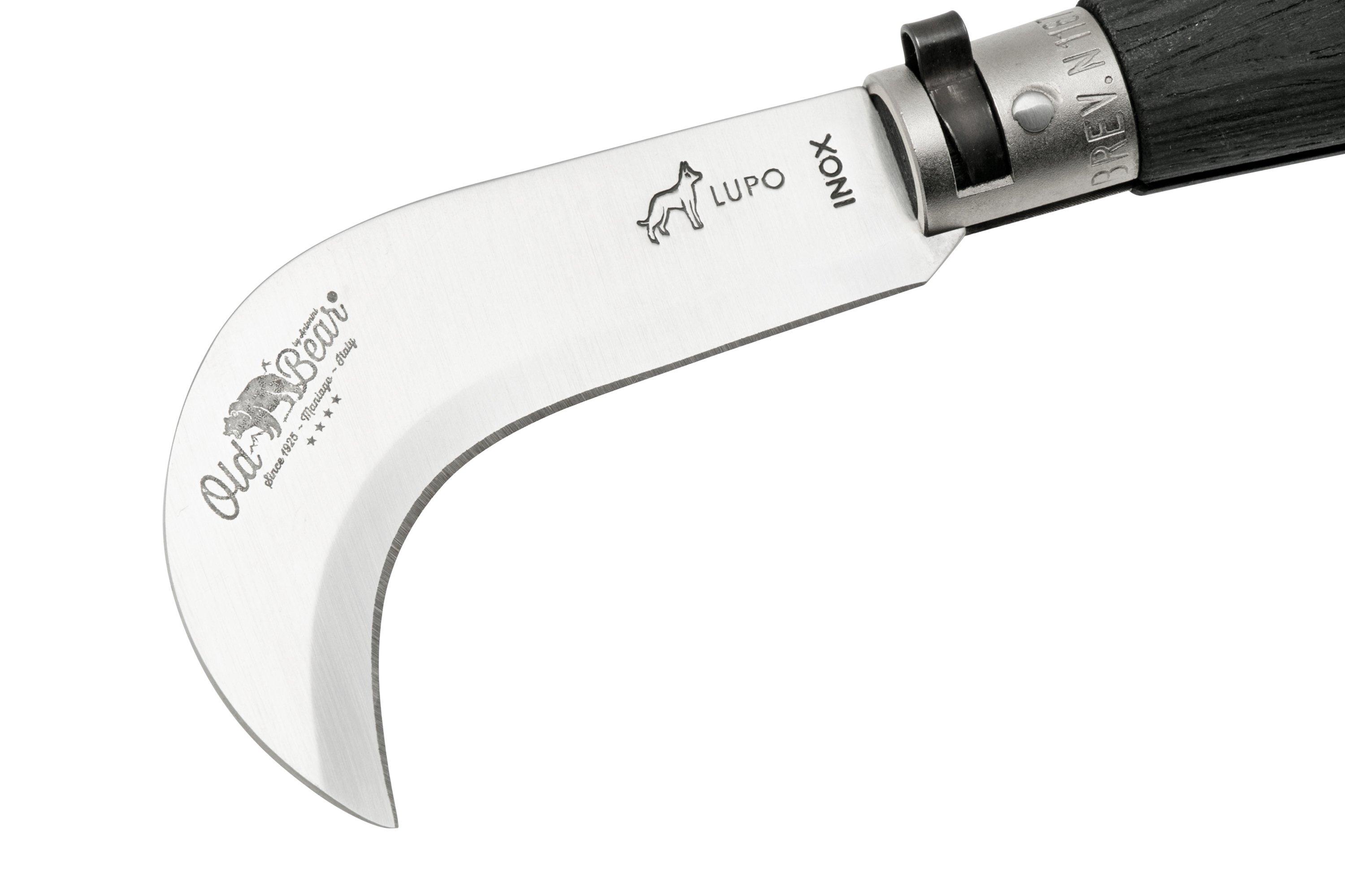 Old Bear Pruning Black Laminated S, 9747-17-MNK pruning knife ...