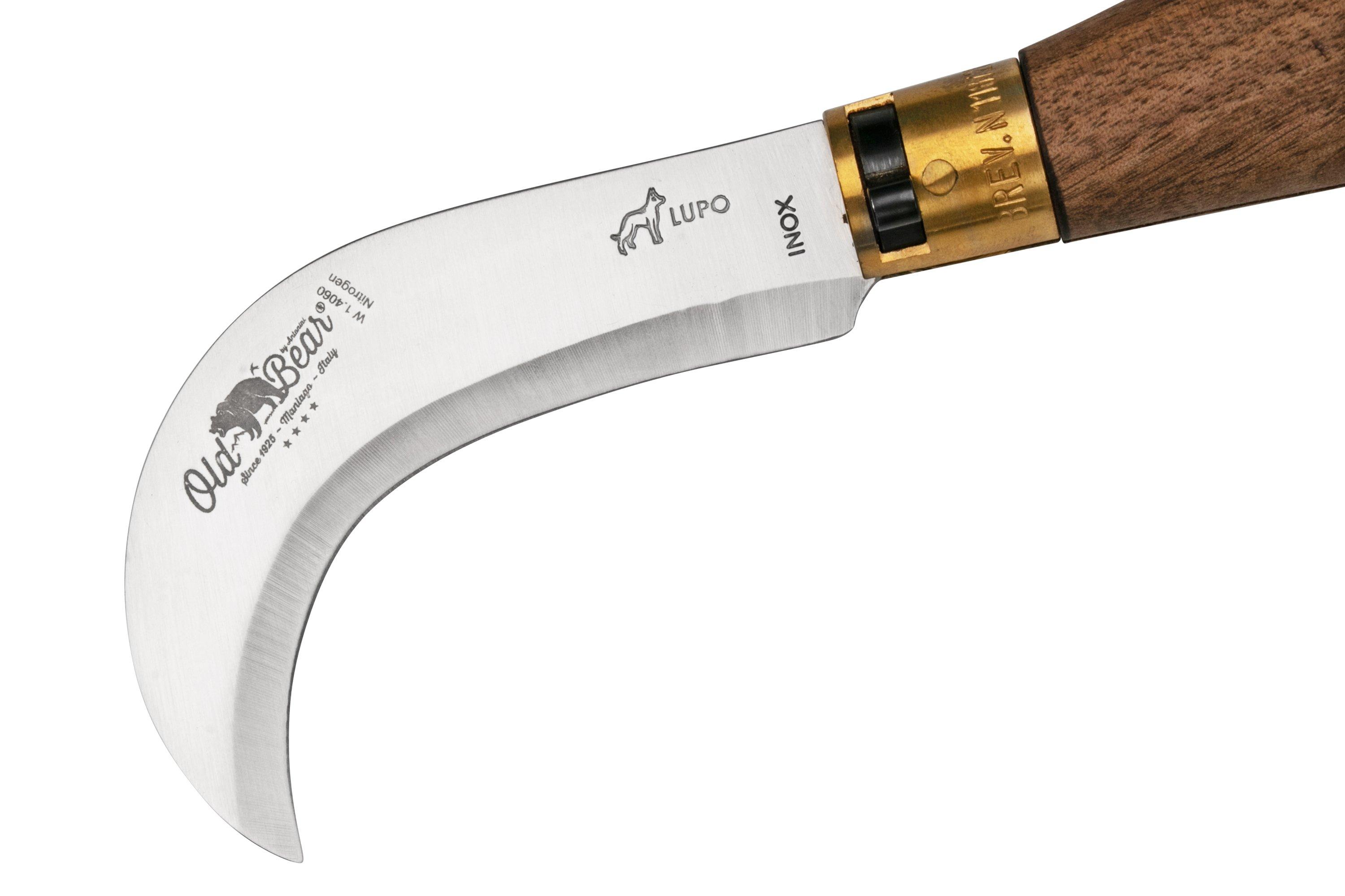 Old Bear Pruning Walnut L, 9747-21-LN pruning knife | Advantageously ...