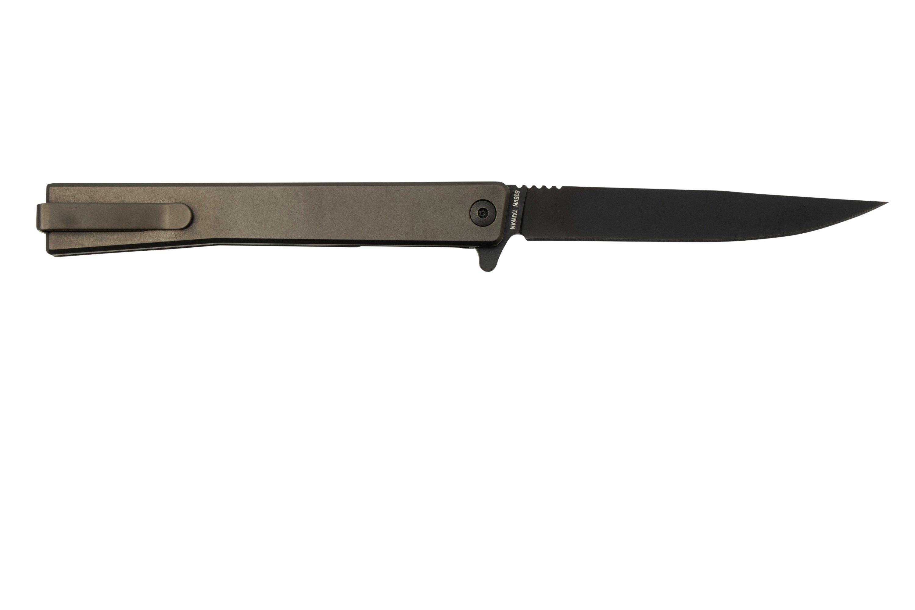 Ocaso Solstice 10CTB Titanium Black, pocket knife | Advantageously ...