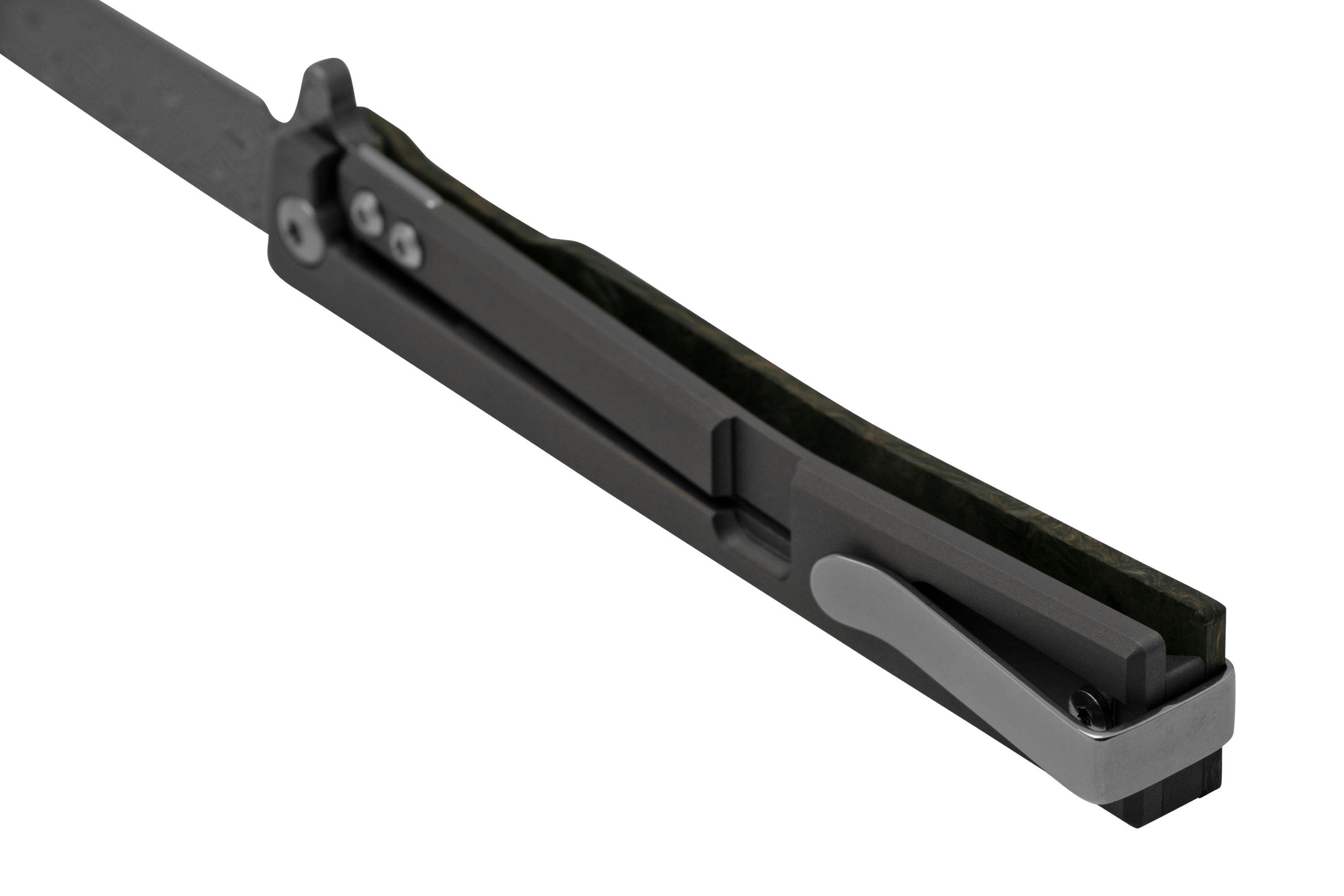 Ocaso Solstice Damascus 10IFG Fat Carbon Dark Matter Bronze, navaja ...