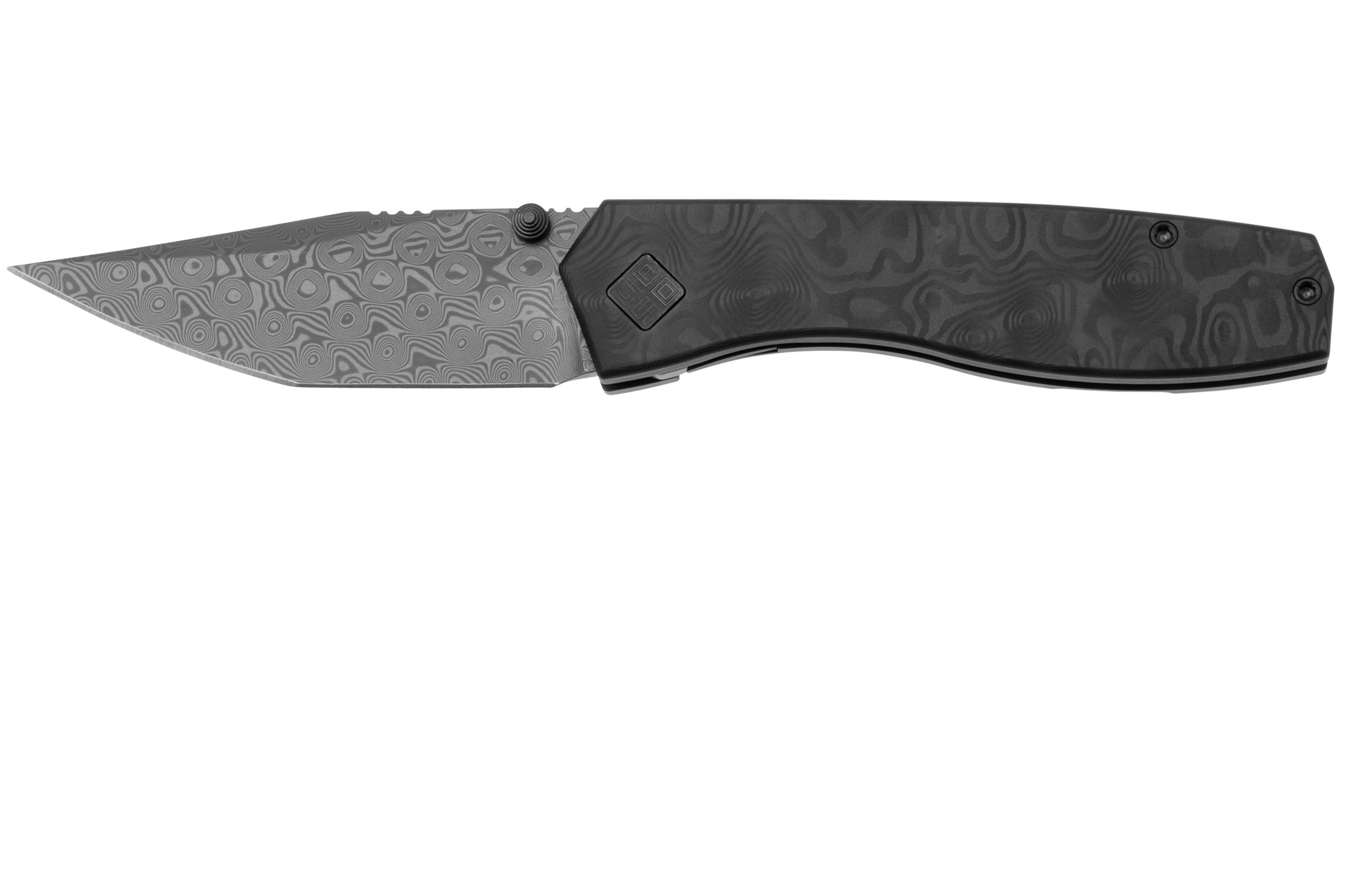 Ocaso Delos 12IBK Damascus Steel, Black Dunes Fatcarbon, zakmes, Kurt ...