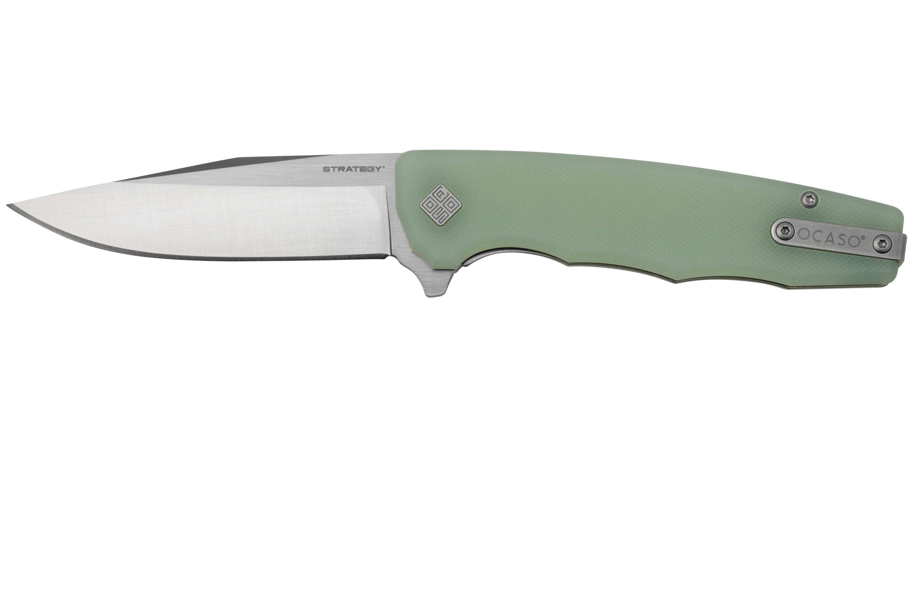 Ocaso Strategy 29JGD Jade G-10 Satin, pocket knife | Advantageously ...