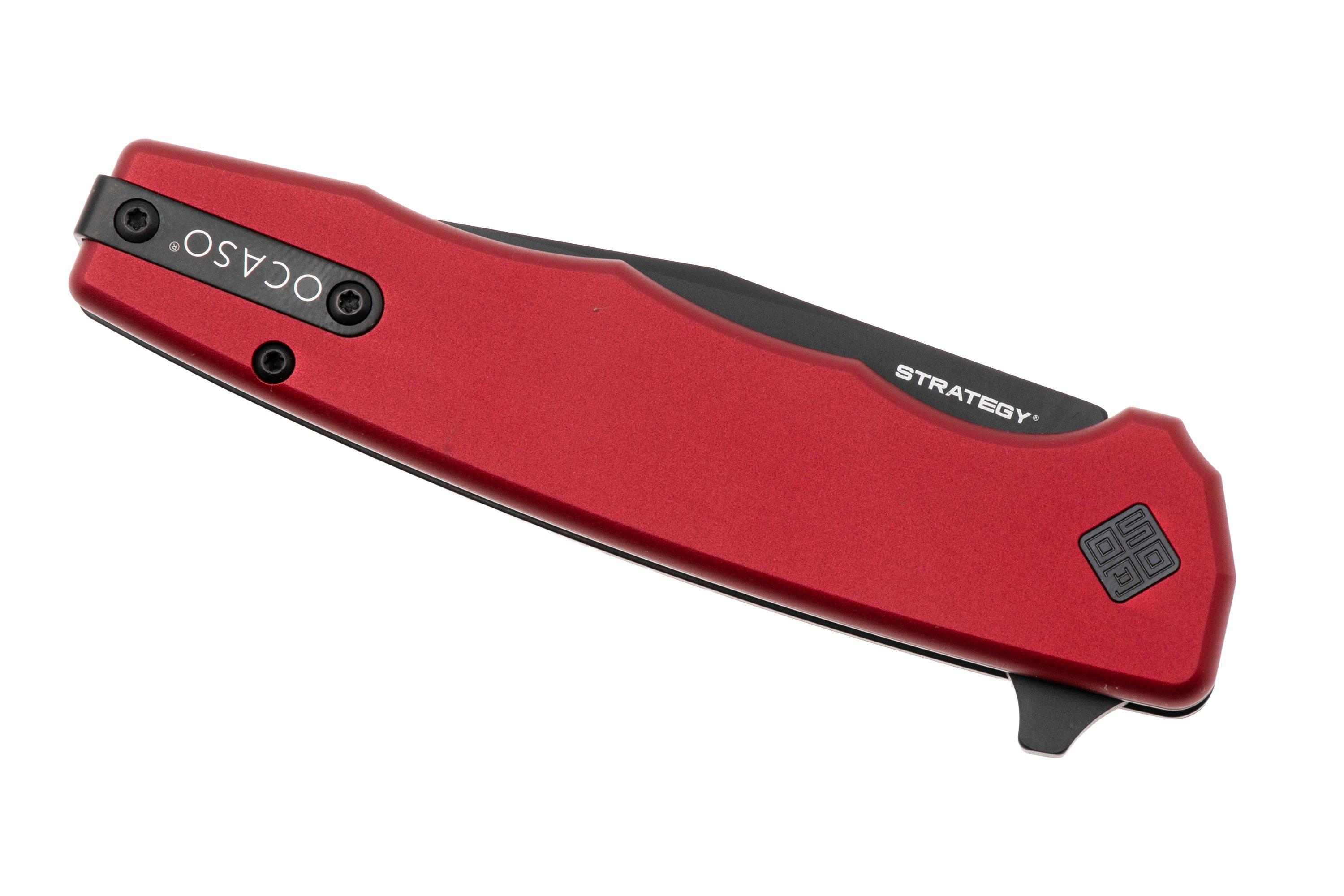 Ocaso Strategy 29RDB, PVD K110, Red Aluminium, zakmes, Mike Wallace ...