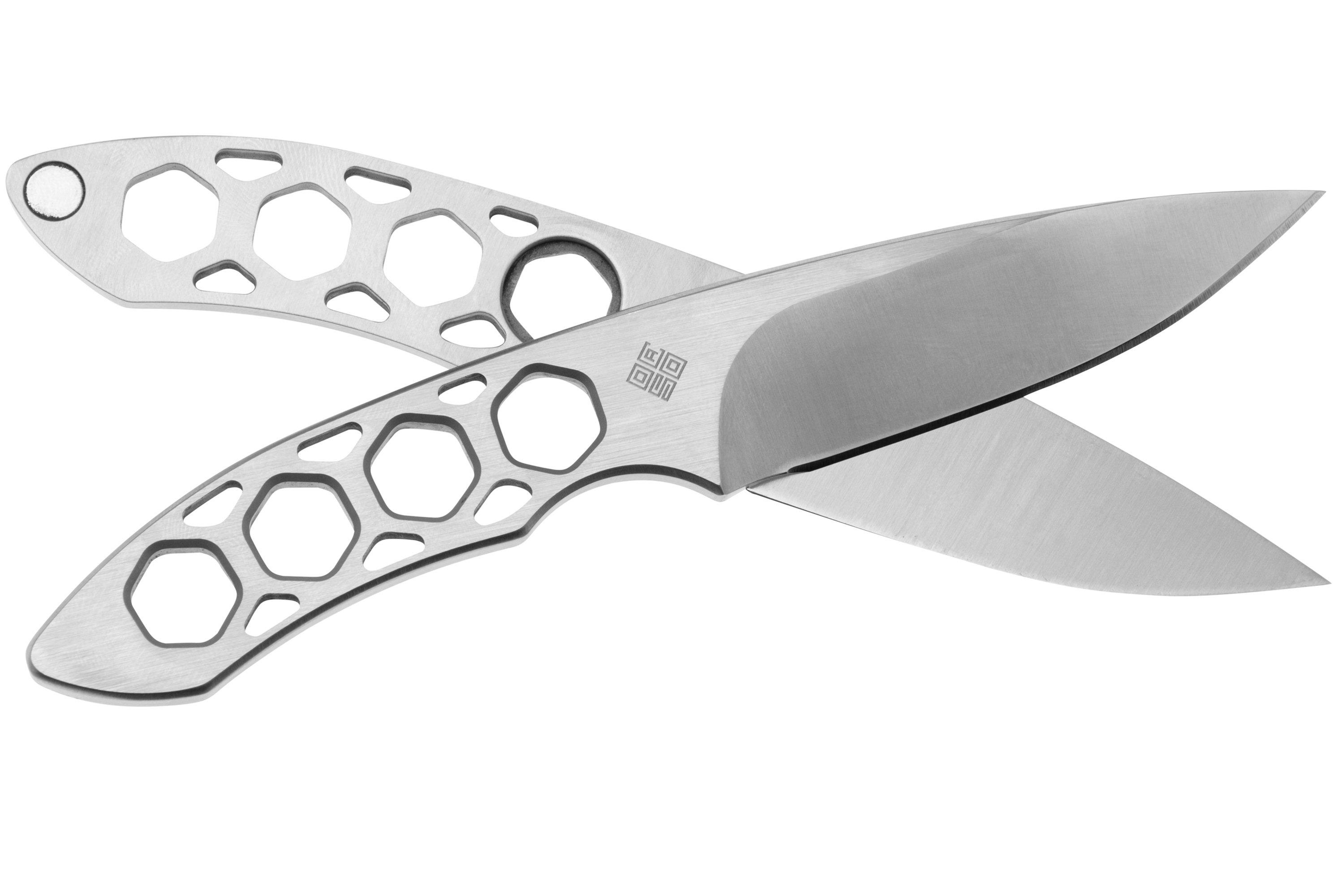 Ocaso Duo Desk Knife 80DKS Spear Point, With Stand, fixed desk knife ...