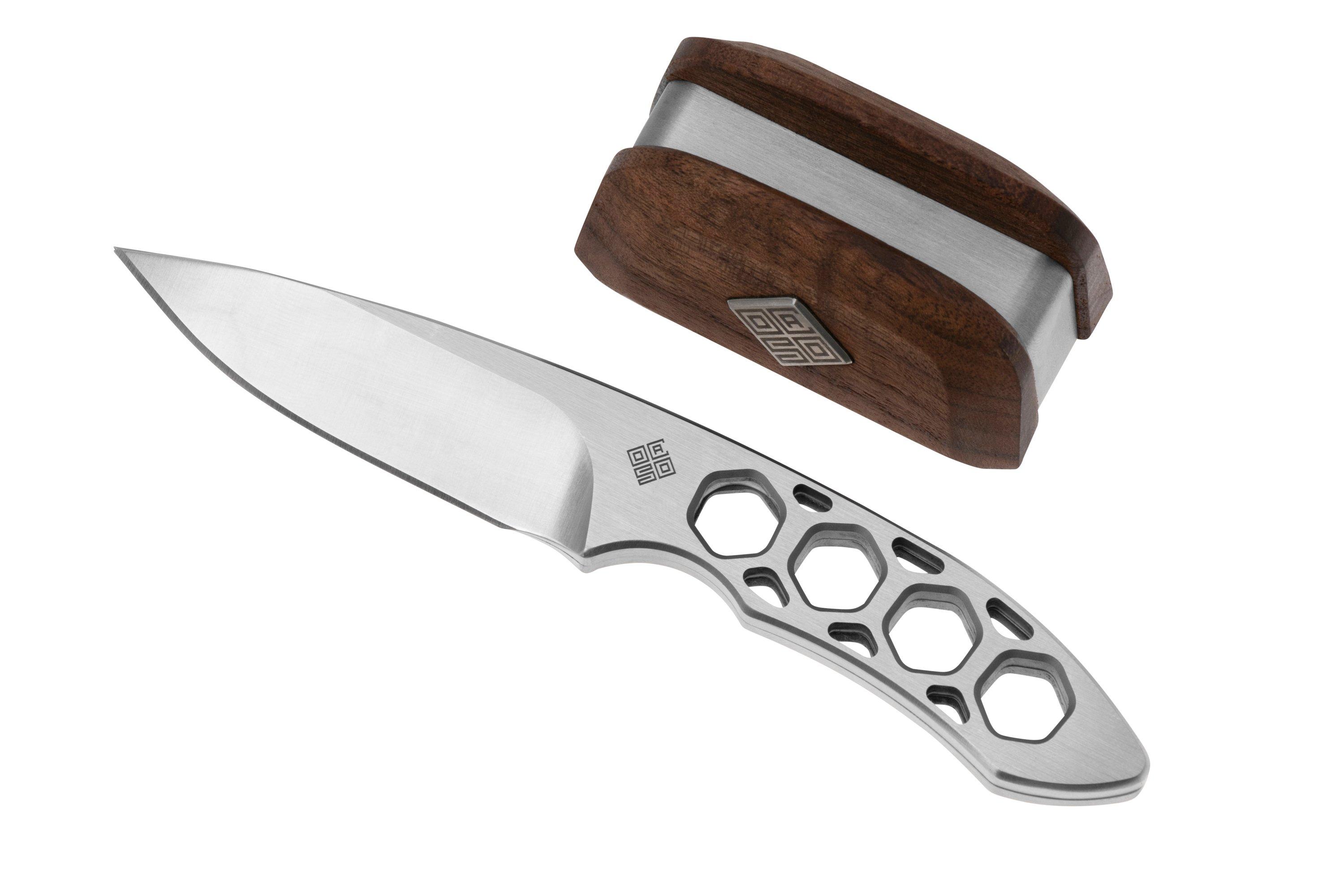 Ocaso Duo Desk Knife 80DKS Spear Point, With Stand, fixed desk knife ...