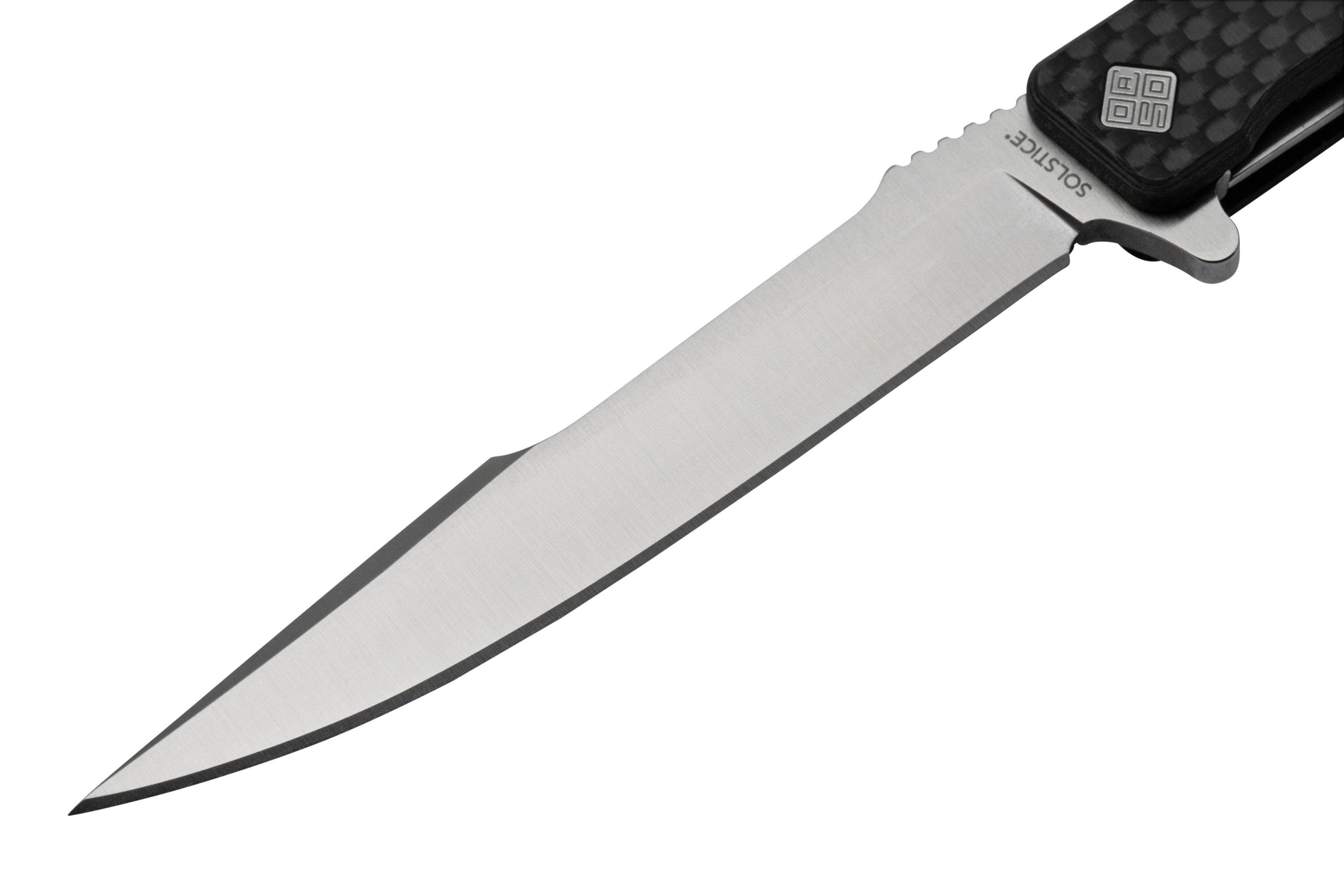 Ocaso Solstice 9HFS, S35VN Harpoon Satin Carbon, navalha | Compras ...