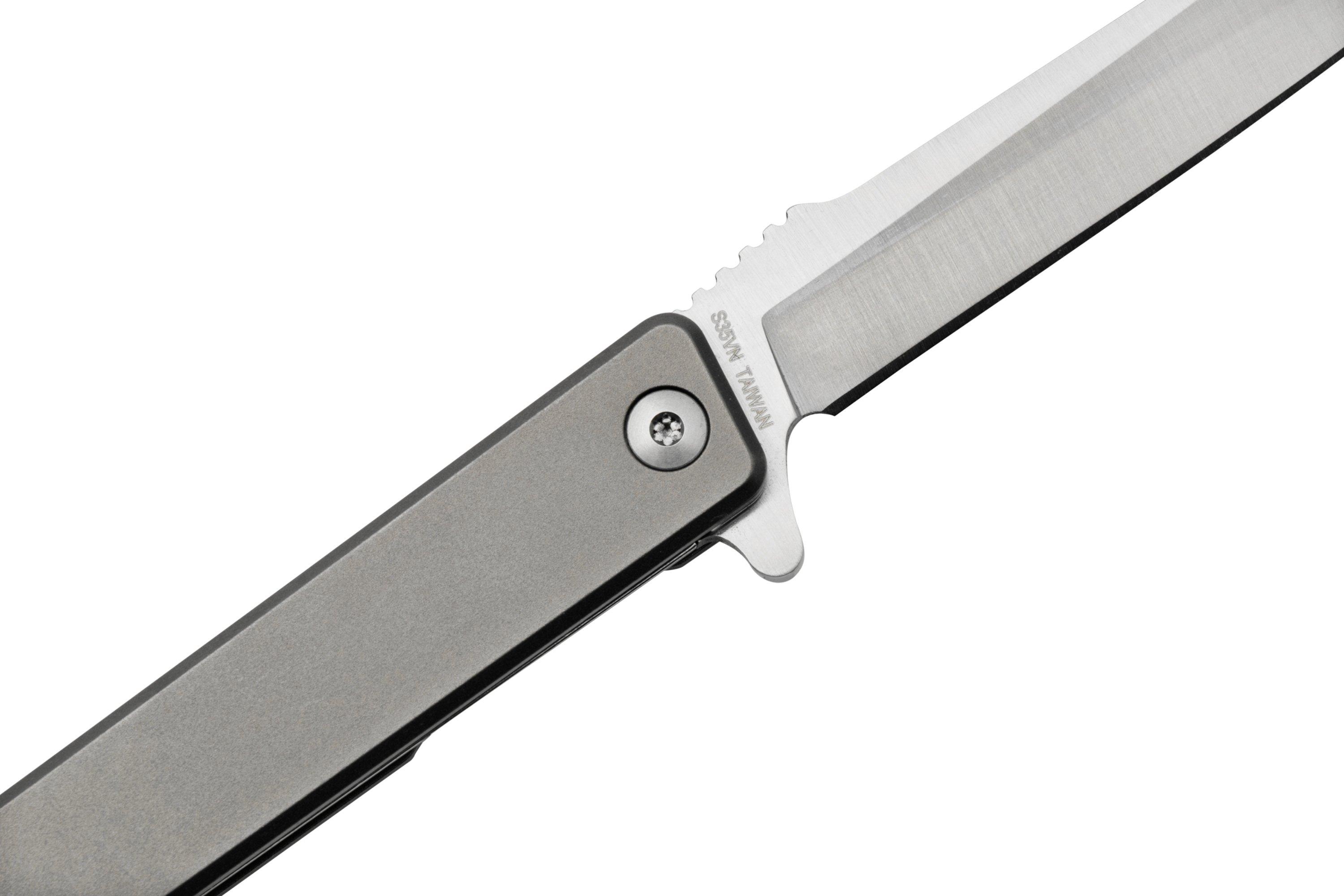Ocaso Solstice 9HTS, S35VN Harpoon Satin Titanium, navalha | Compras ...